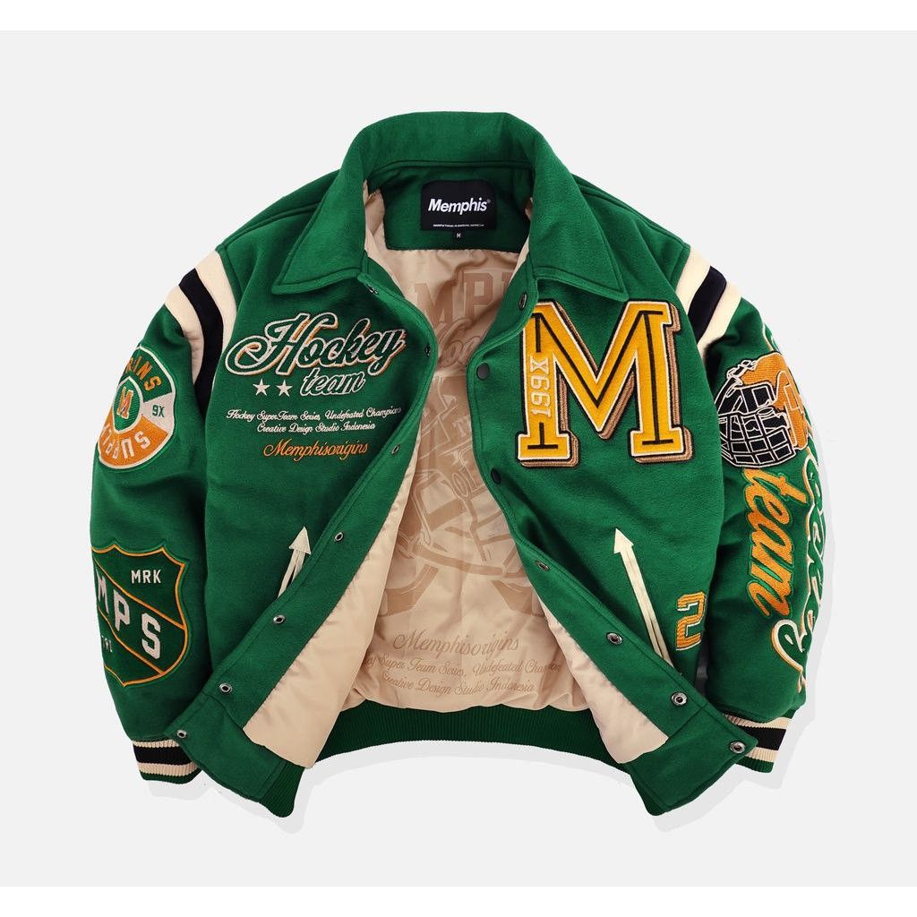 Bomber Jacket × Varsity Jacket Varsity jacket hockey games | Grailed
