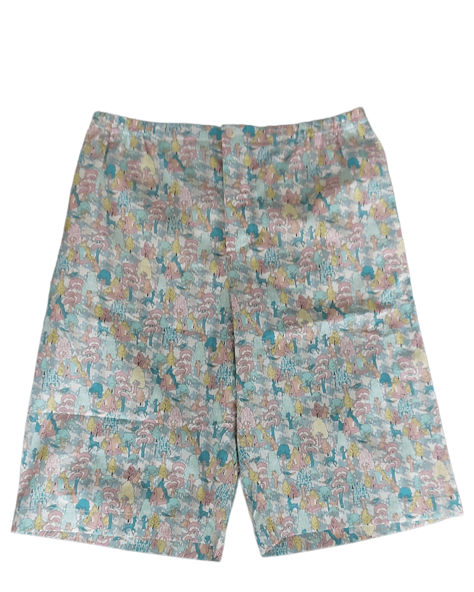 Gucci GUCCI LIBERTY LONDON PRINT LOGO VACATION shorts | Grailed