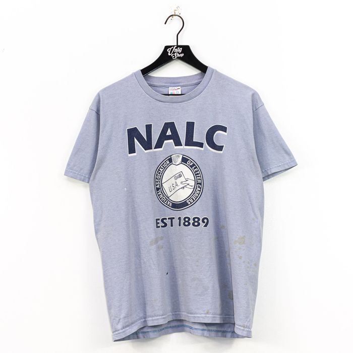 Vintage NALC National Association Letter Carriers Thrashed T-Shirt | Grailed