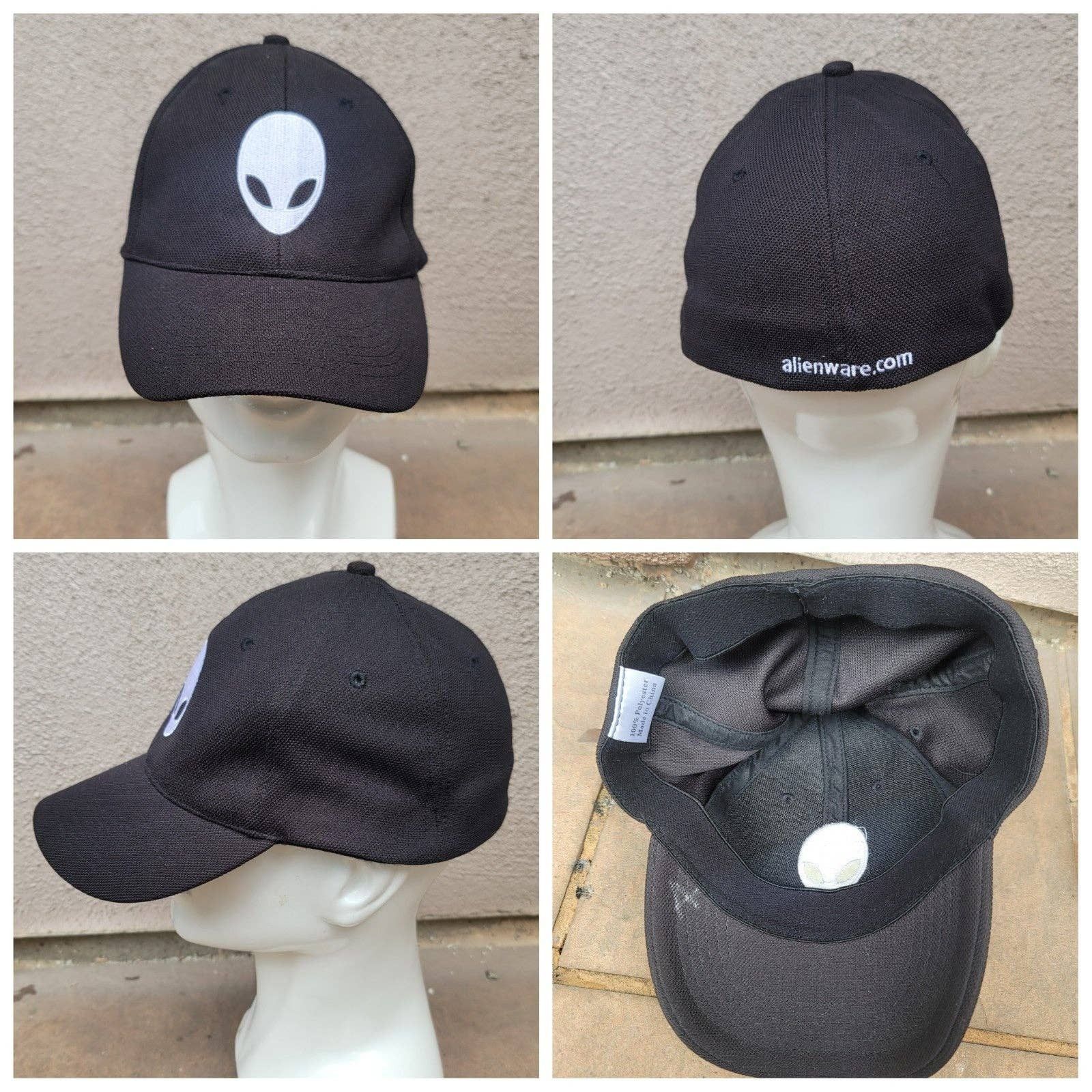The Unbranded Brand Alienware Alien Head Fitted Hat | Grailed