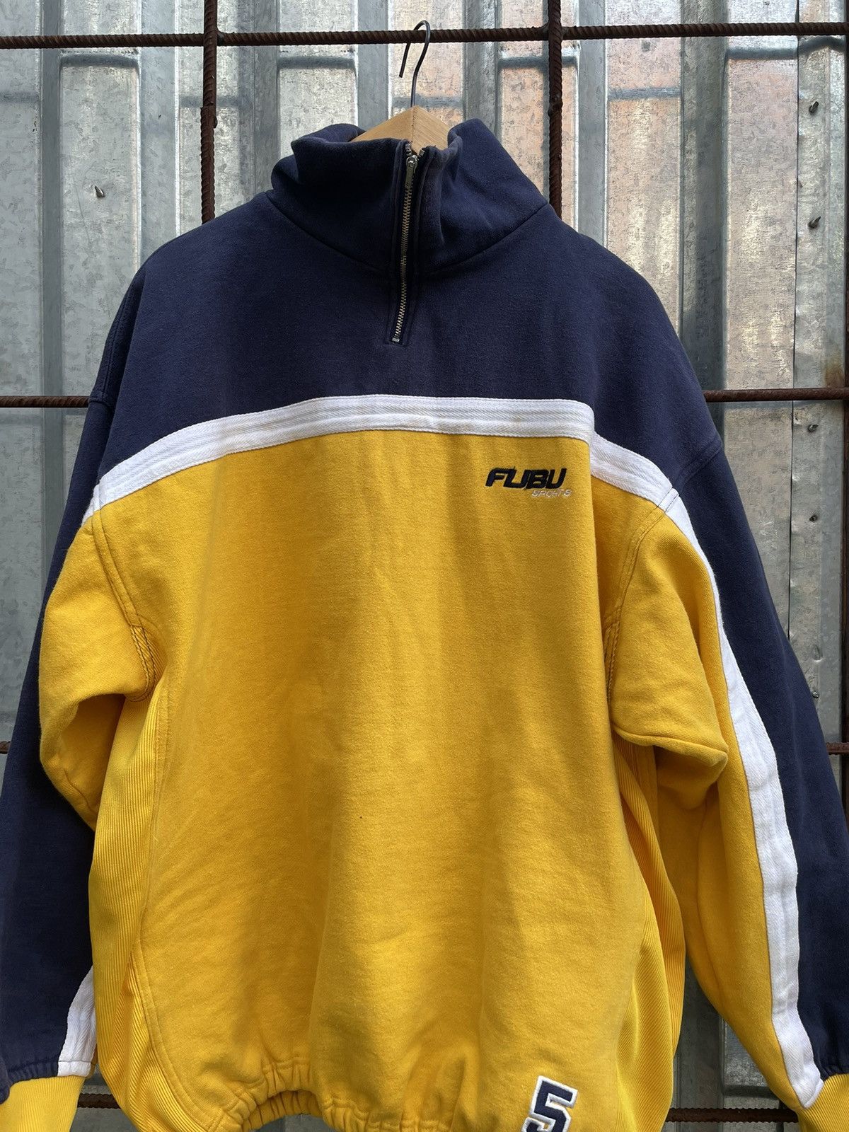 Vintage fubu vintage sweater 1/4 zip | Grailed