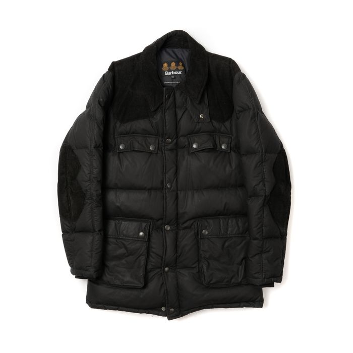 Barbour 📌BARBOUR Nord Quilt Puffa Waxed Jacket - Black | Grailed