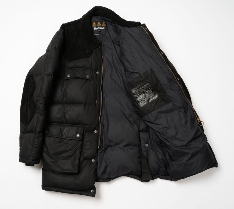 Barbour 📌BARBOUR Nord Quilt Puffa Waxed Jacket - Black | Grailed