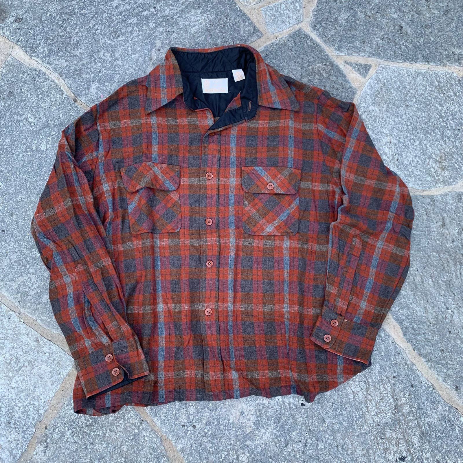 Pendleton × Sears × Vintage 1980s Sears Kings Road Wool Flannel | Grailed