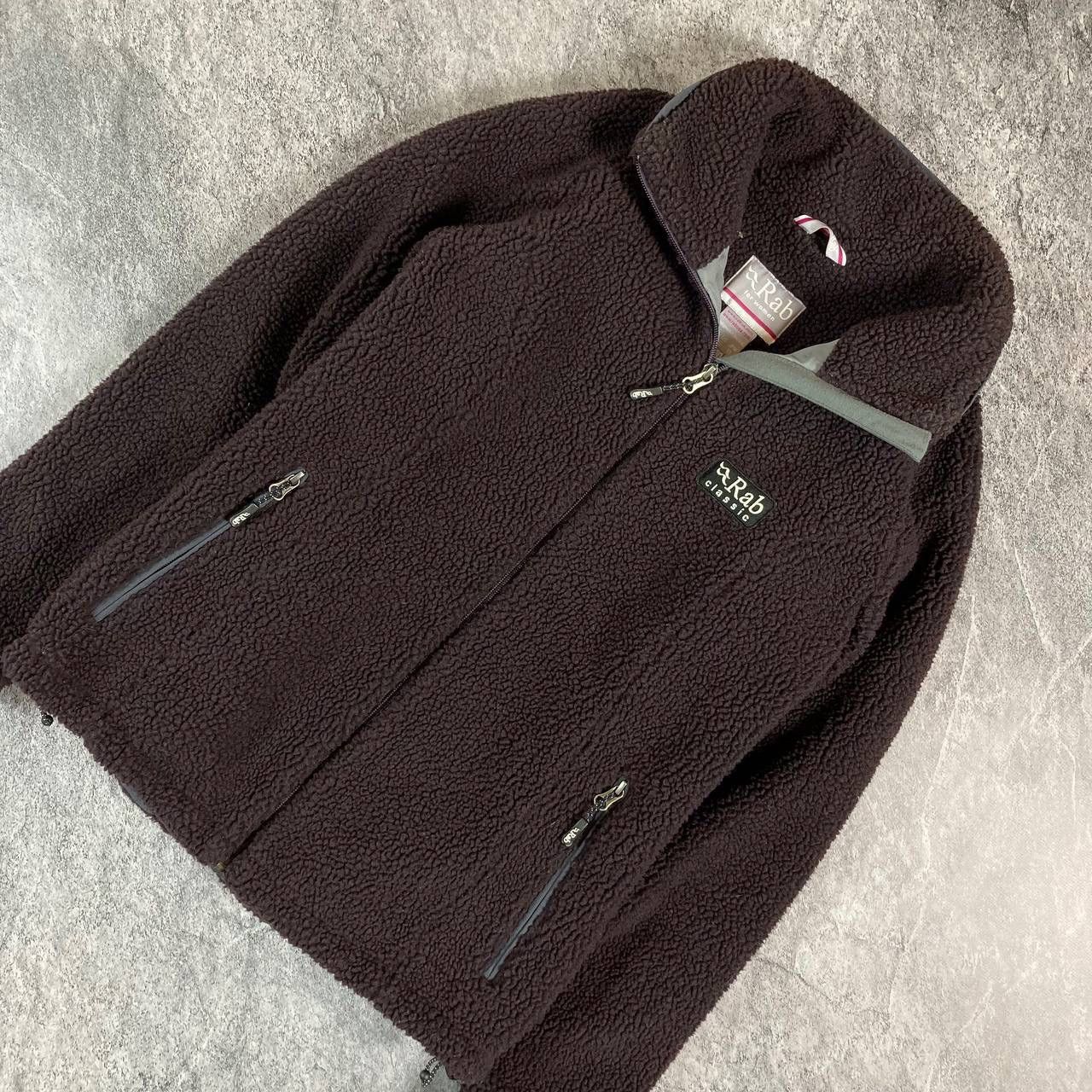 Vintage Vintage Rare Rab Brown Fleece Jacket 90s | Grailed