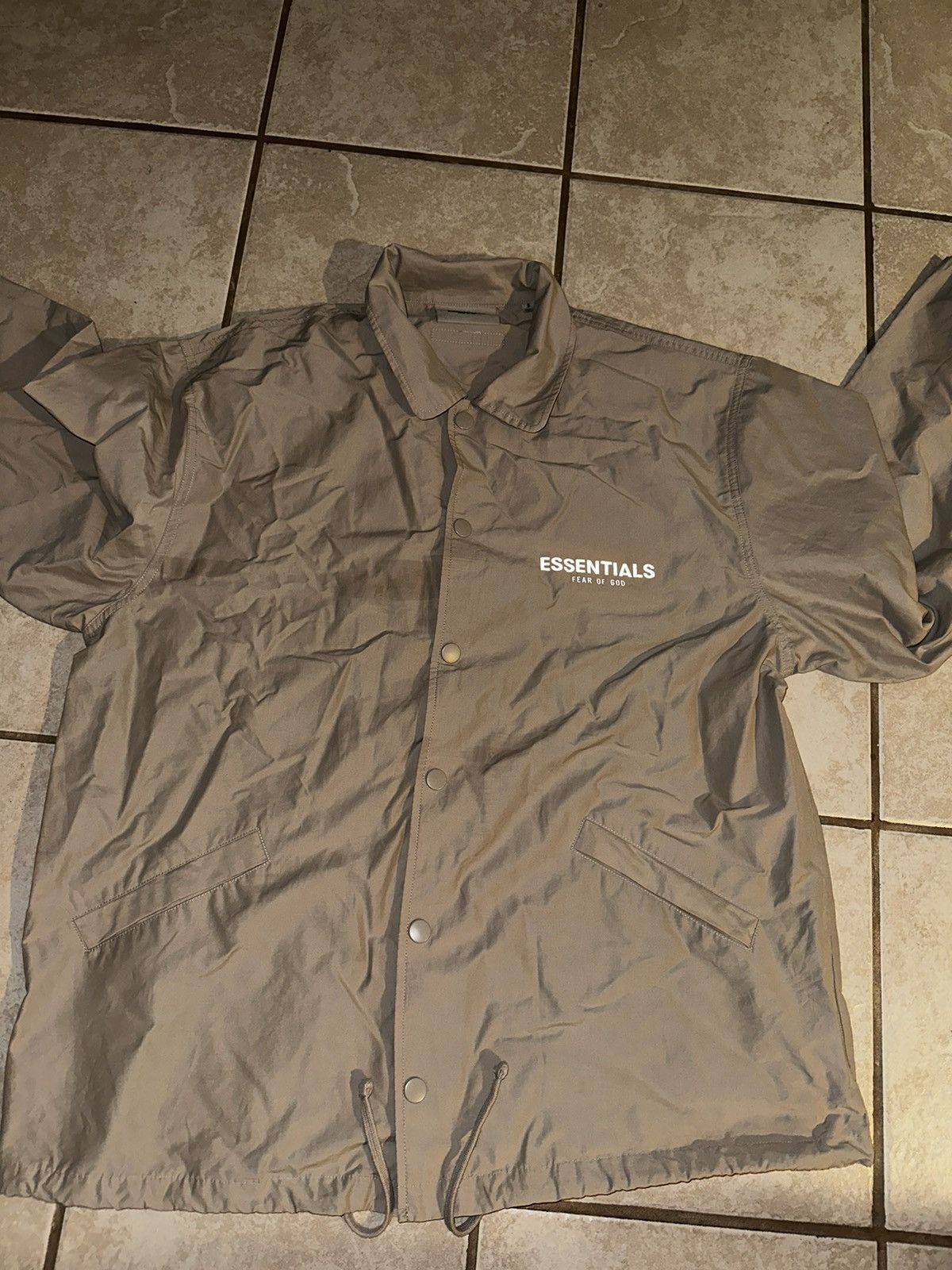 Essentials Essential rain jacket | Grailed