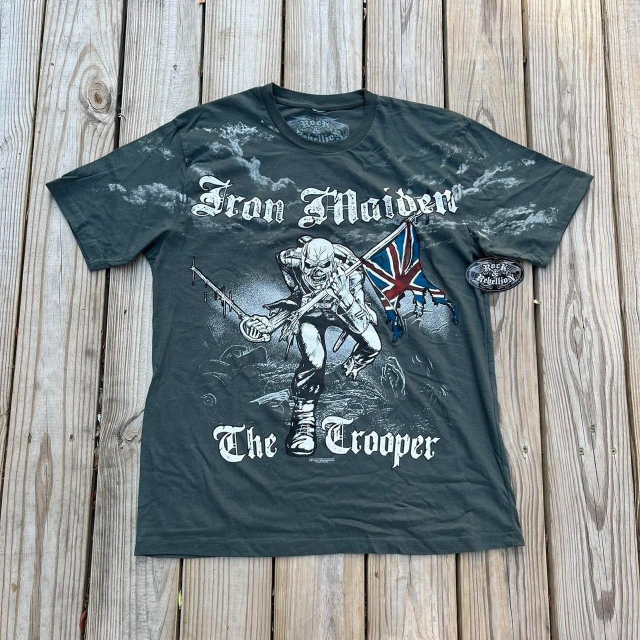 Band Tees × Streetwear × Vintage Rock Rebellion Iron Maiden all over ...