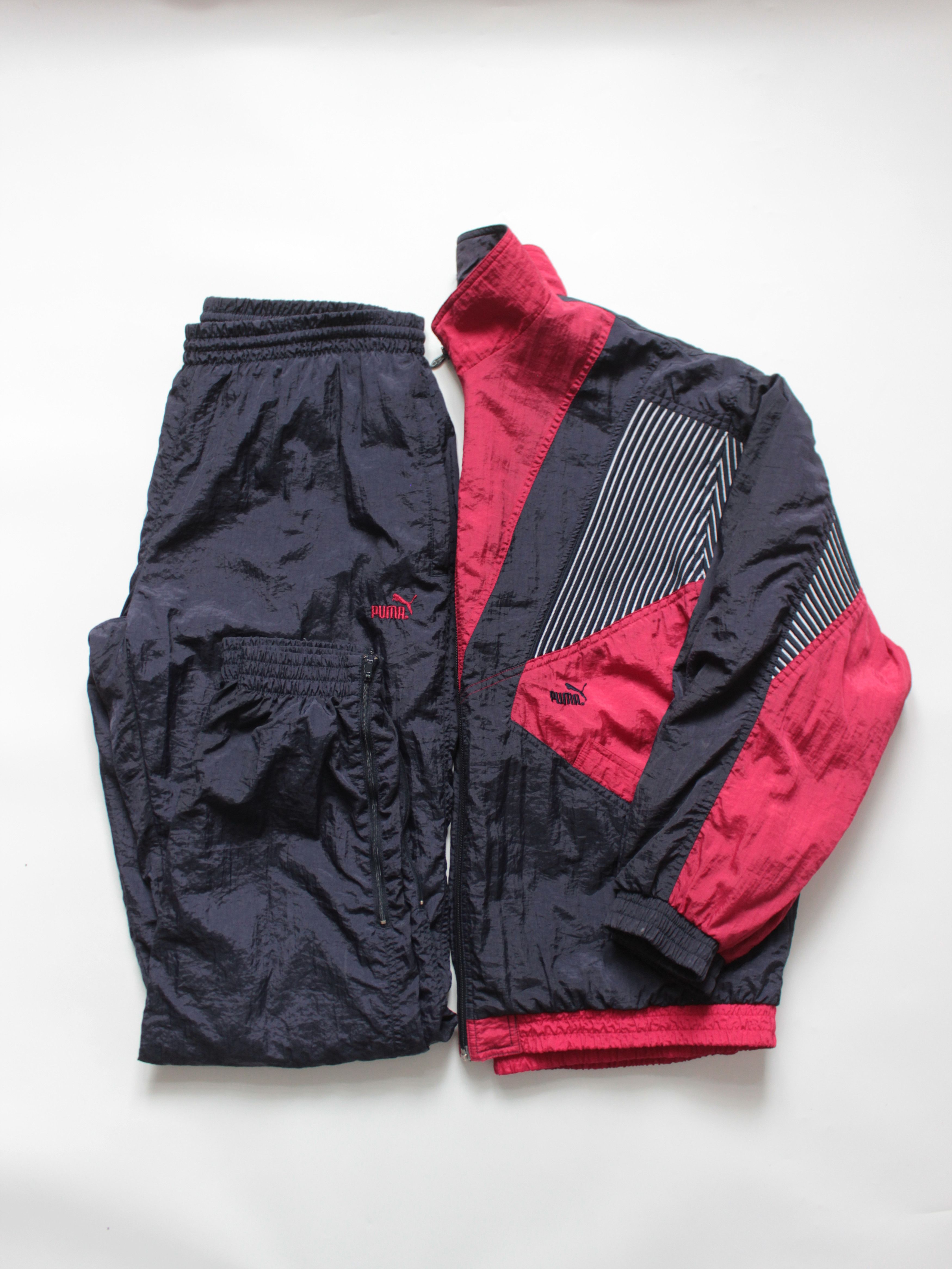 Puma × Suit × Vintage Puma vintage gabber style track suit | Grailed