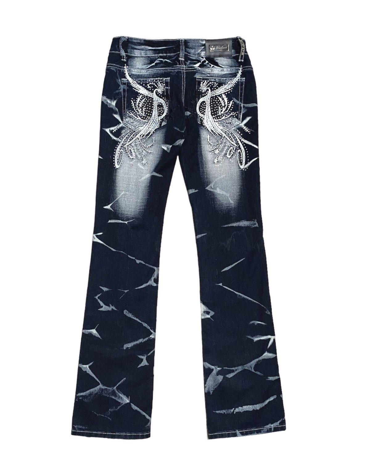 Vintage Vintage Denim Swan Diamonds Low Rise Denim Jeans Pants Y2K ...