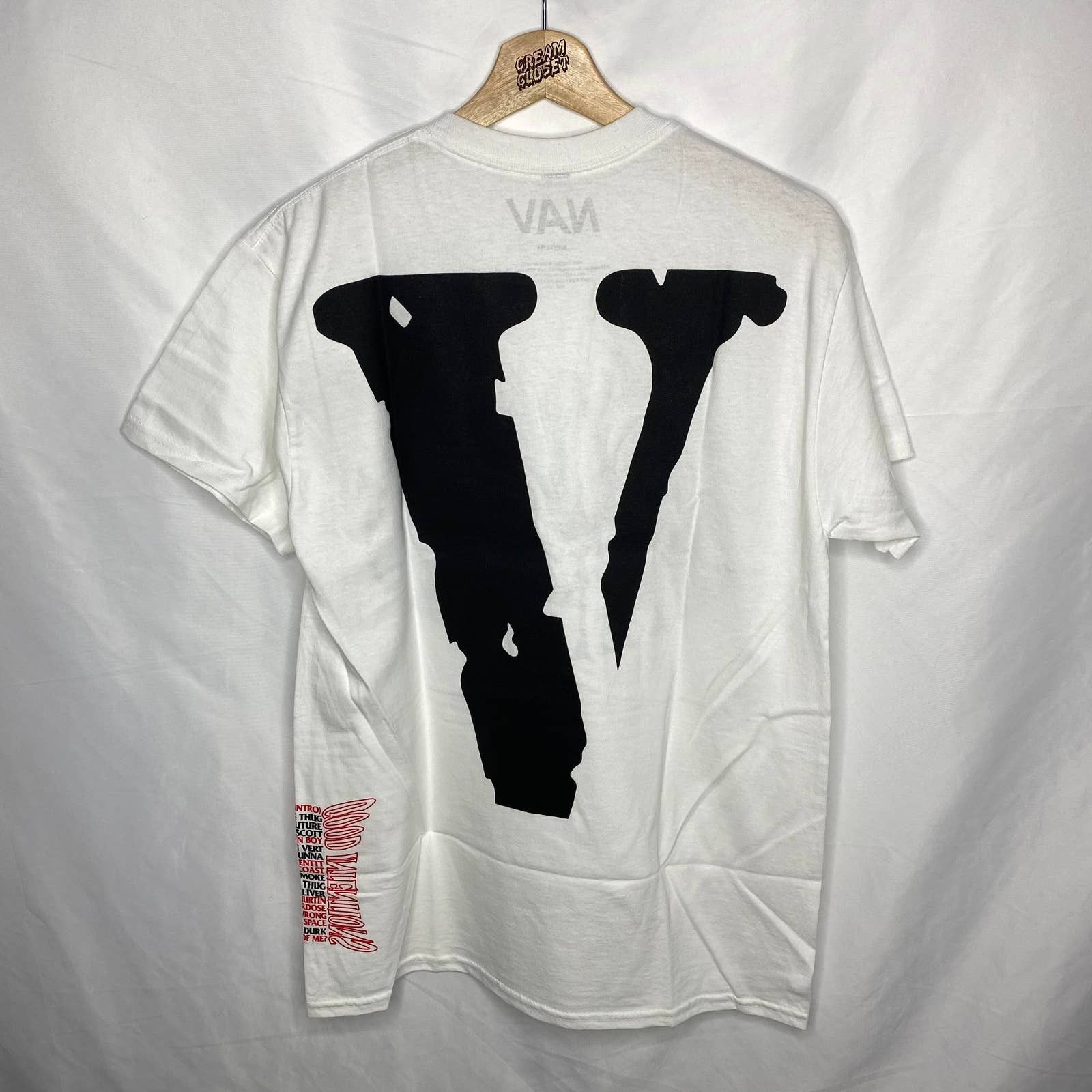 Vlone XO Good Intentions Hip Hop Rap Tour Merch Tee M | Grailed