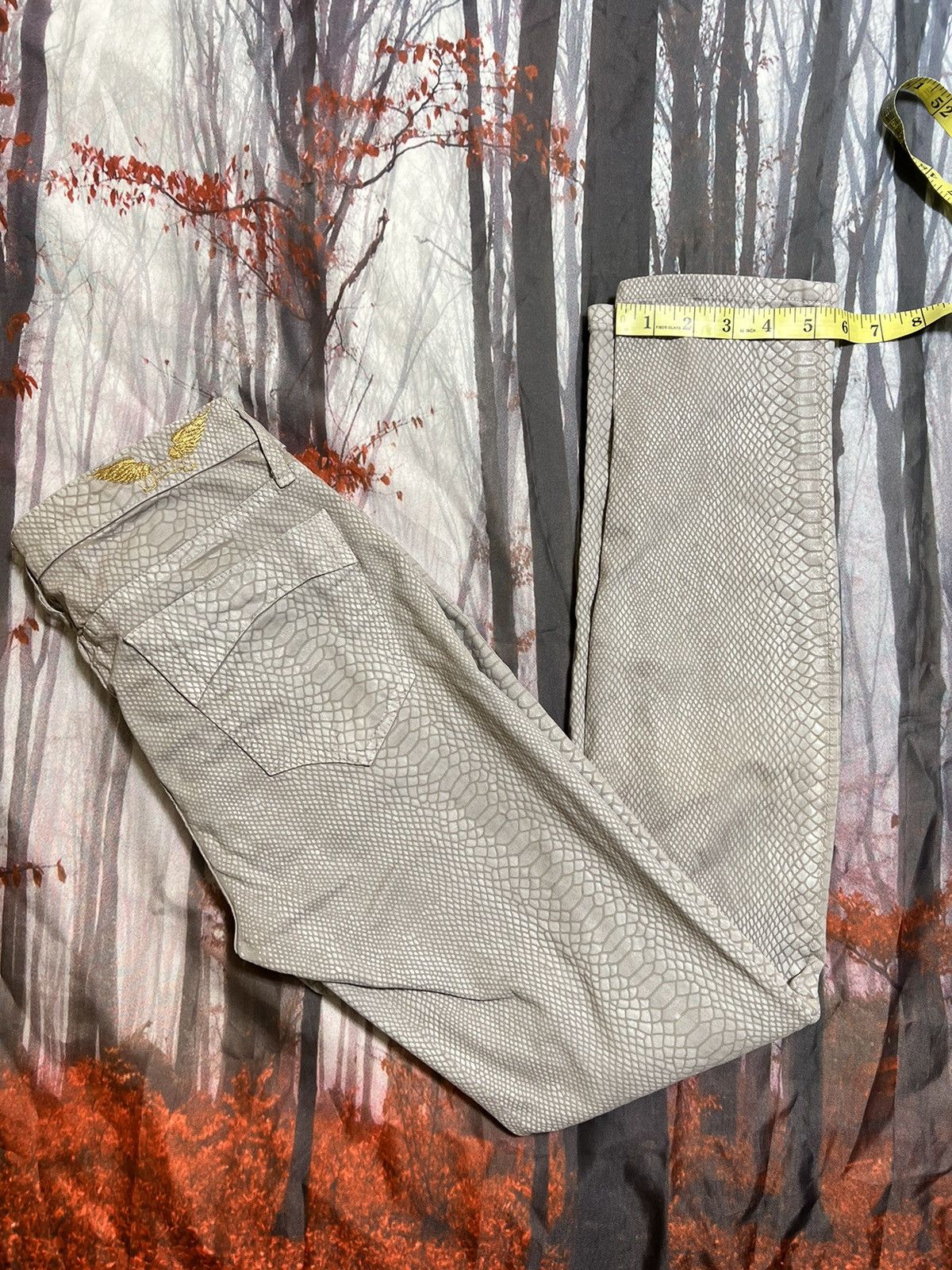 Robins Jeans ***FINAL DROP***RARE Robins Jeans snake skin print denim ...