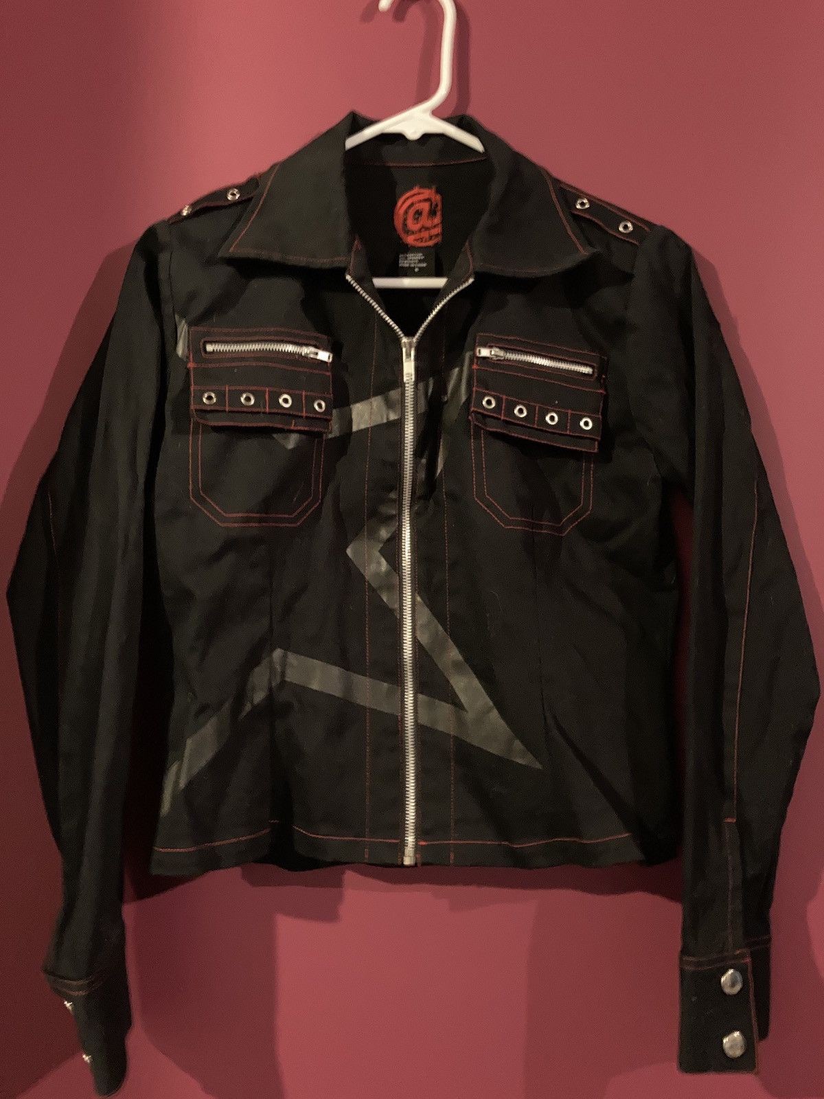 Vintage black star jacket | Grailed