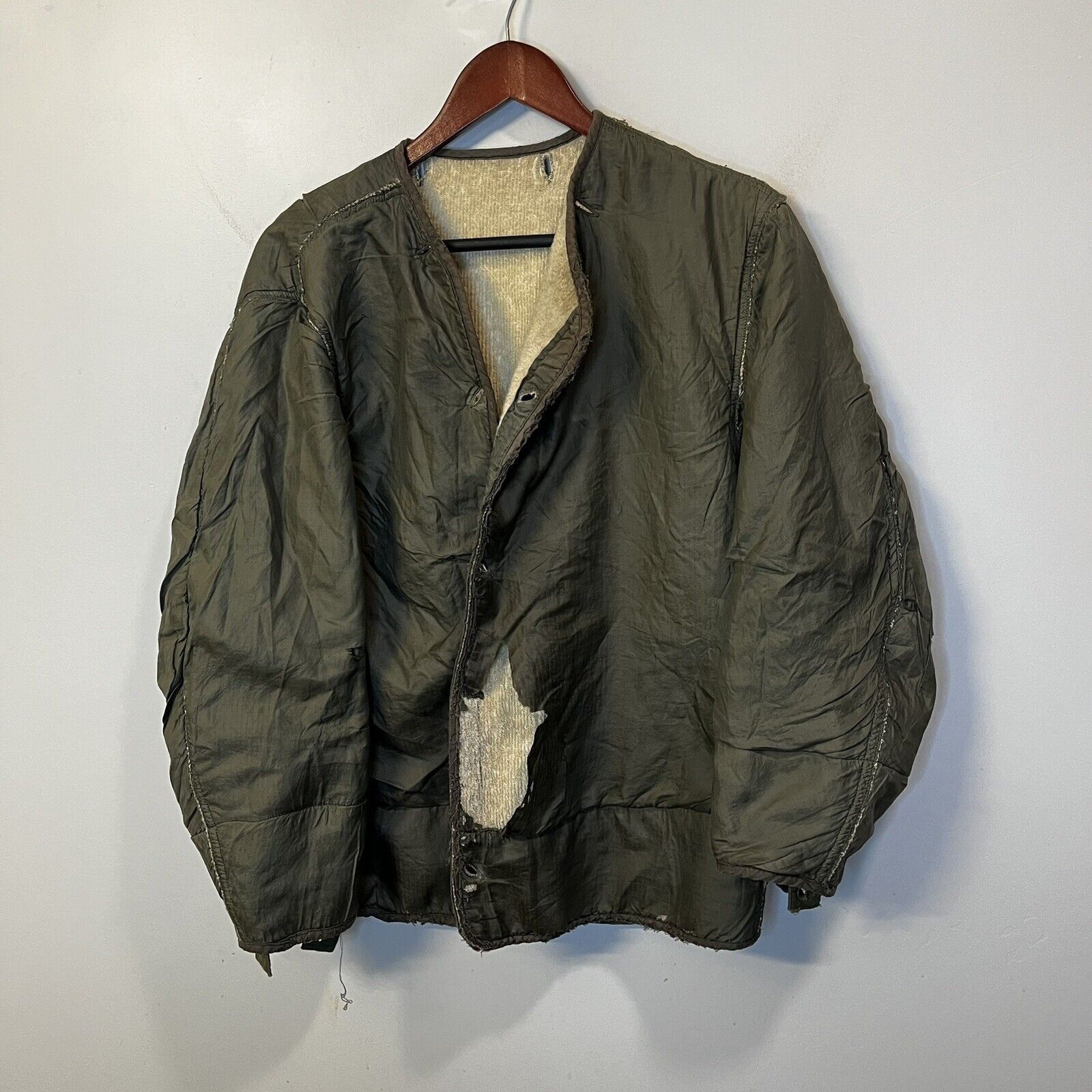 Vintage Vintage 50s Military Field Jacket Liner M-195 Wool Lined | Grailed
