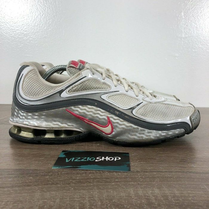 Nike Nike Reax Run 5 Gray Silver Pink Running Shoes Women's 11 | Grailed