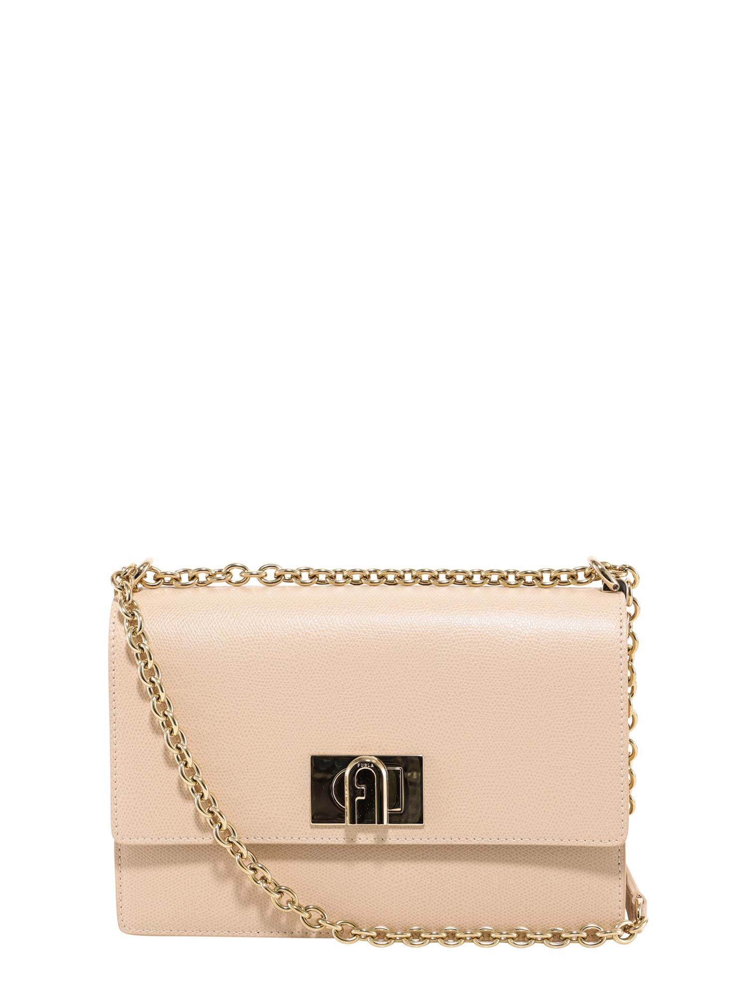 Furla WOMAN Leather shoulder bag with metal logo | Grailed