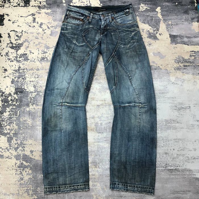 Andrew Mackenzie P404 ANDREW MACKENZIE MADE IN ITALY CURVE JEANS | Grailed