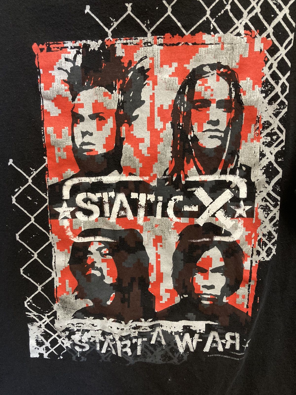 Vintage Vtg Static X Band Tee Giant Y2K | Grailed
