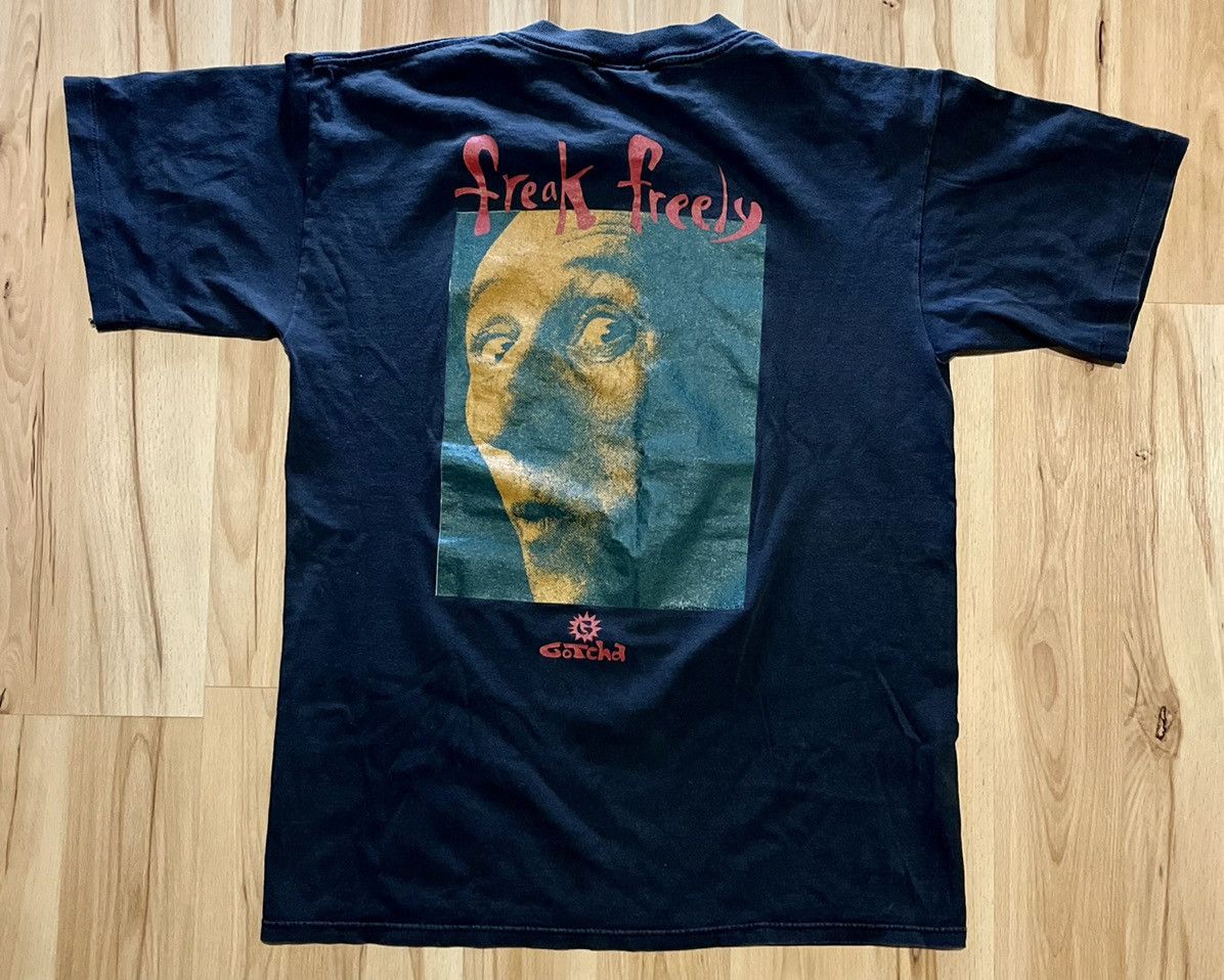 Gotcha × Made In Usa × Vintage Vintage Gotcha “Freak Freely” Tee | Grailed