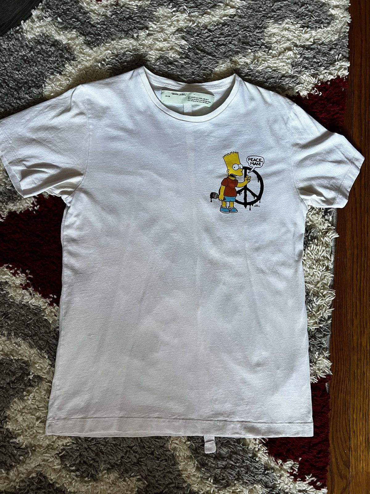 Off-White Off-White Bart Simpson Peace Tee | Grailed