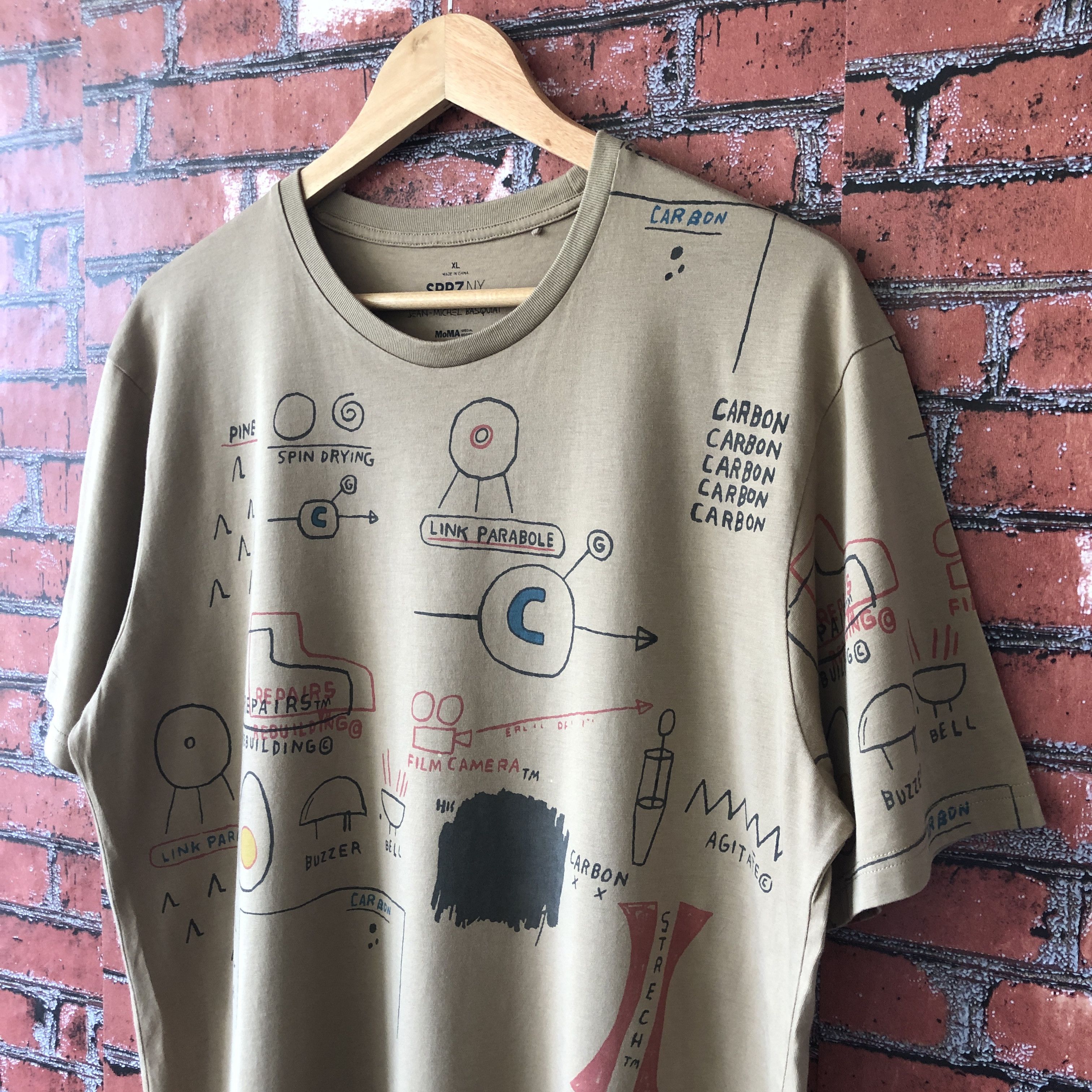 Moma Jean Michel Basquiat MoMA Pop Art Overprint Tee Shirt | Grailed