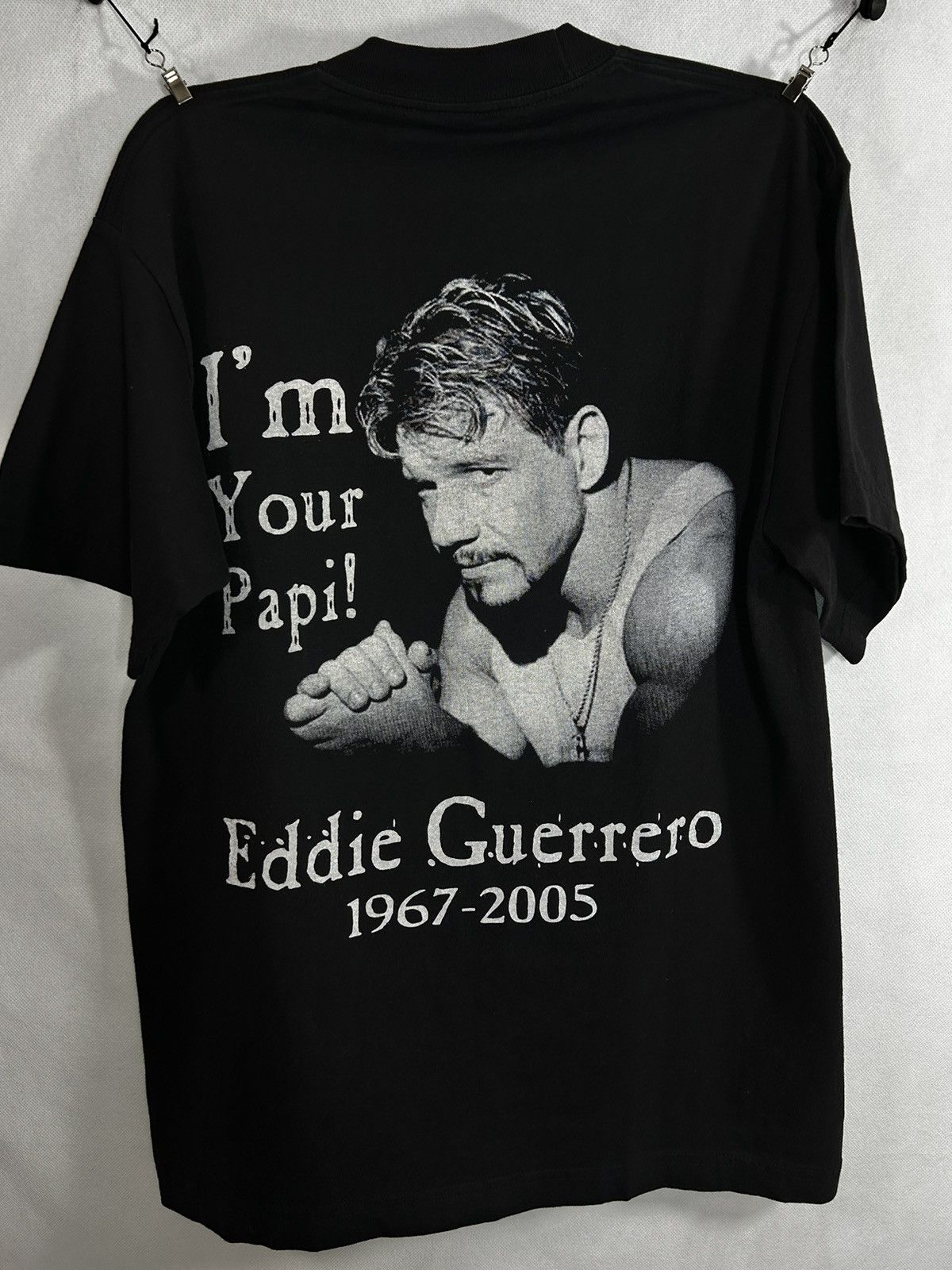 Vintage × Wwe × Wwf EDDIE GUERRERO “I’m your papi” MEMORIAL TEE | Grailed