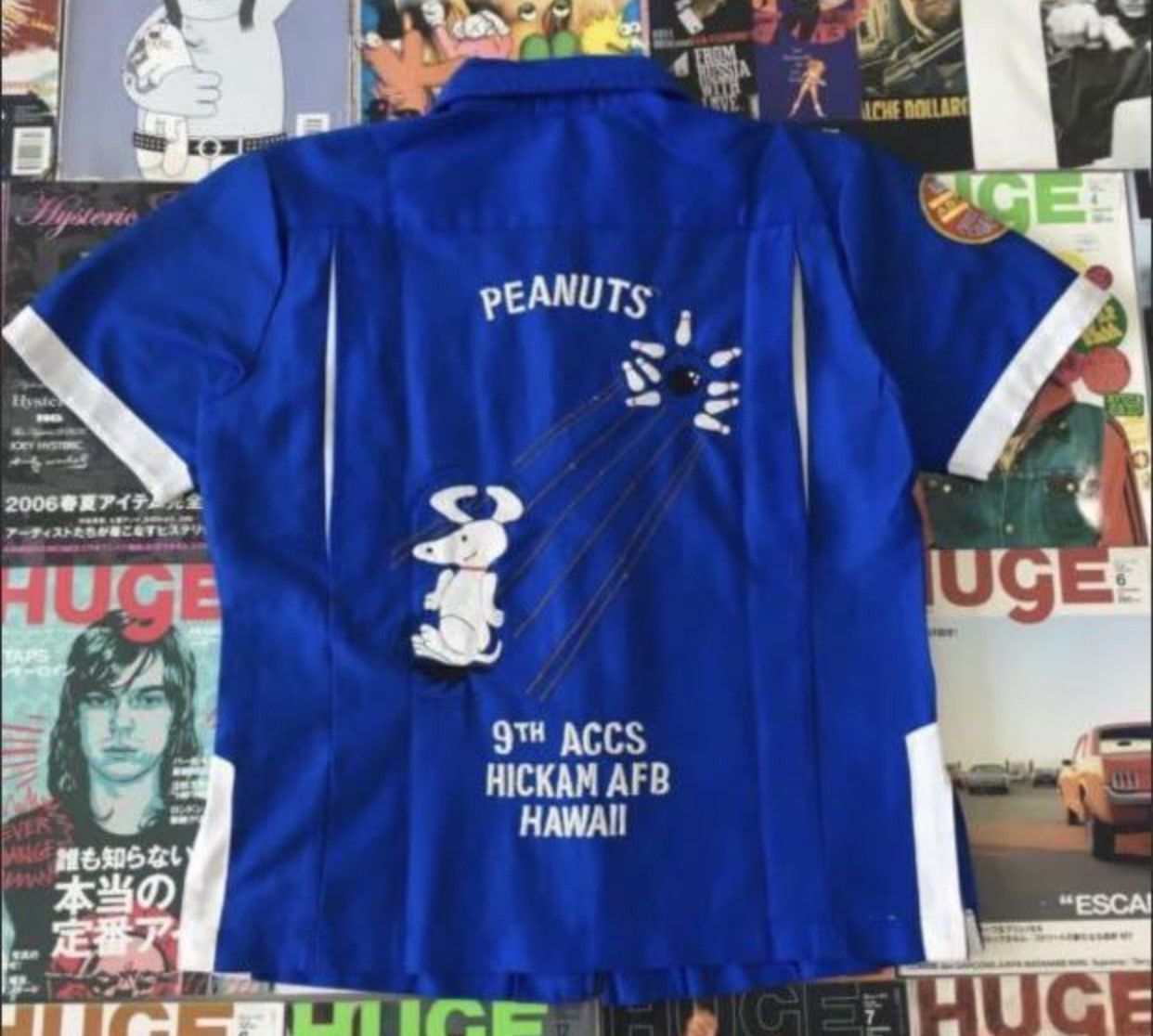 Vintage Vintage 70s Snoopy Peanut Hawaii Embroidery Bowling Shirt | Grailed