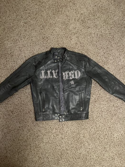 Designer Years of Tears Osbatt Cafe Racer Leather Jacket | Grailed