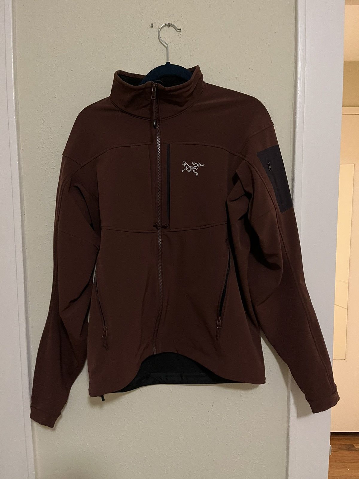 Arc'teryx Arcteryx soft shell, burgundy / brick | Grailed