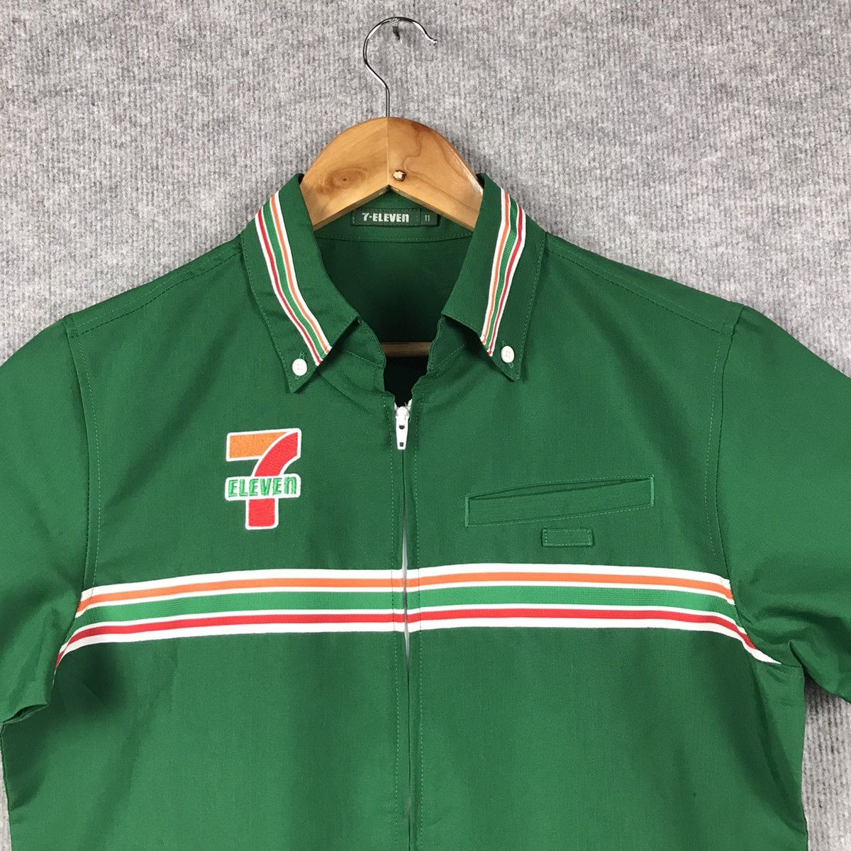 Japanese Brand × Vintage VINTAGE 7 ELEVEN EMBROIDERY SHORT SLEEVE ...