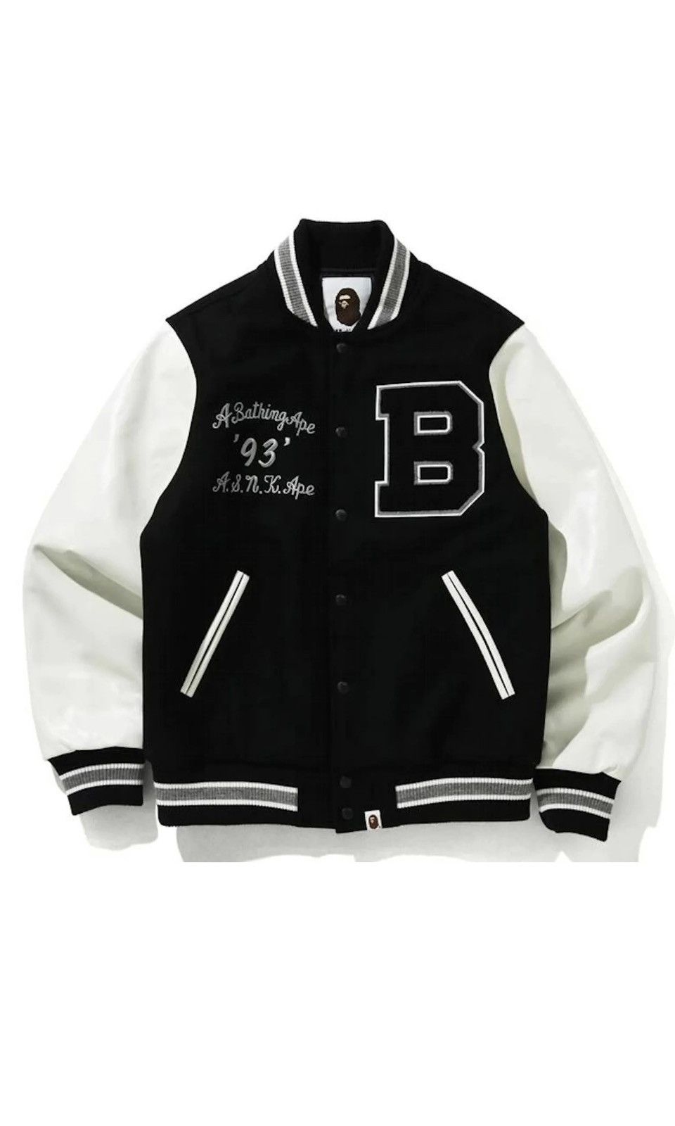 Bape A Bathing Ape Varsity jacket | Grailed