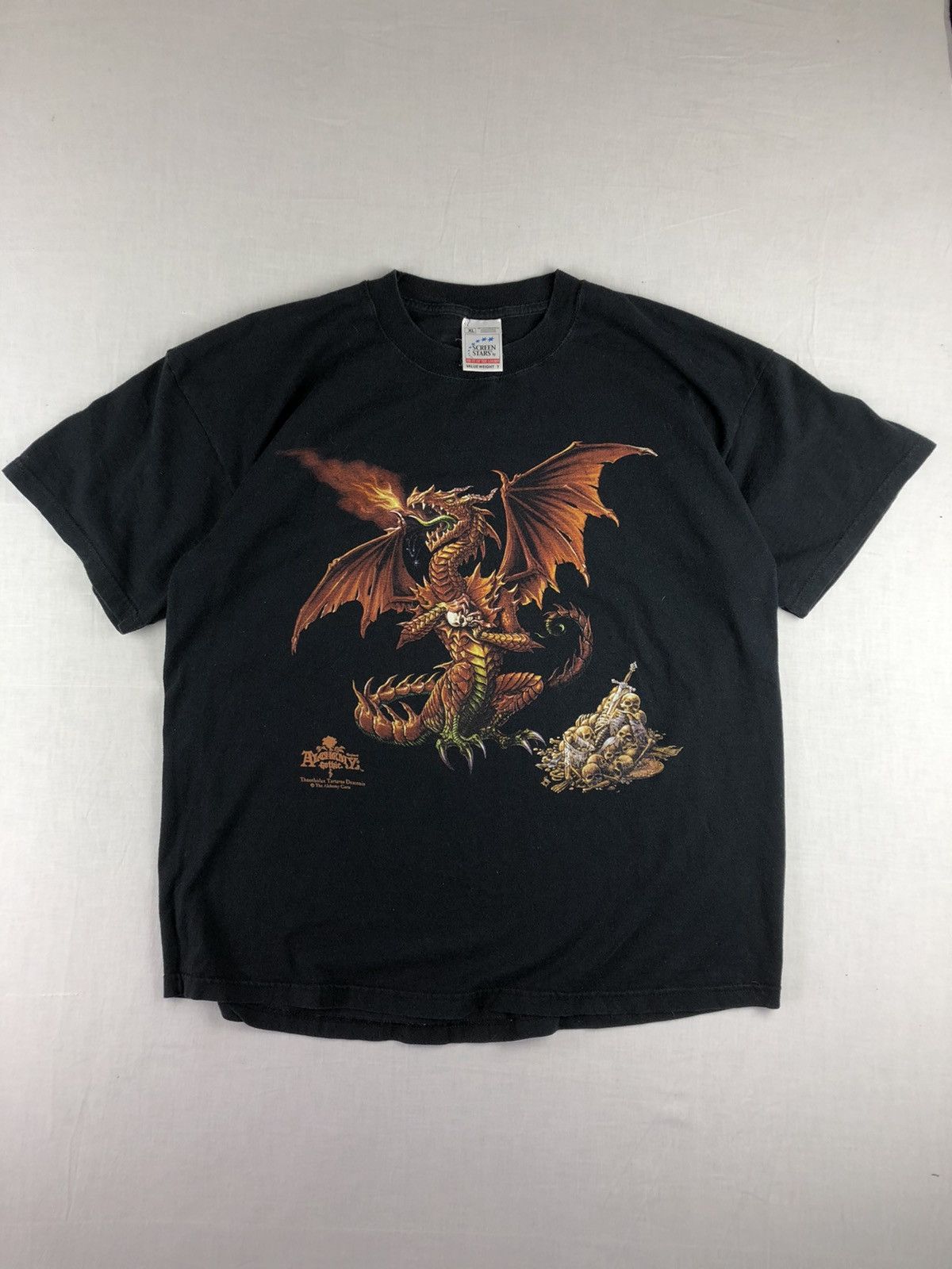 Alchemy Equipment × Vintage Alchemy Gothic Vintage T-shirt Dragon Logo ...