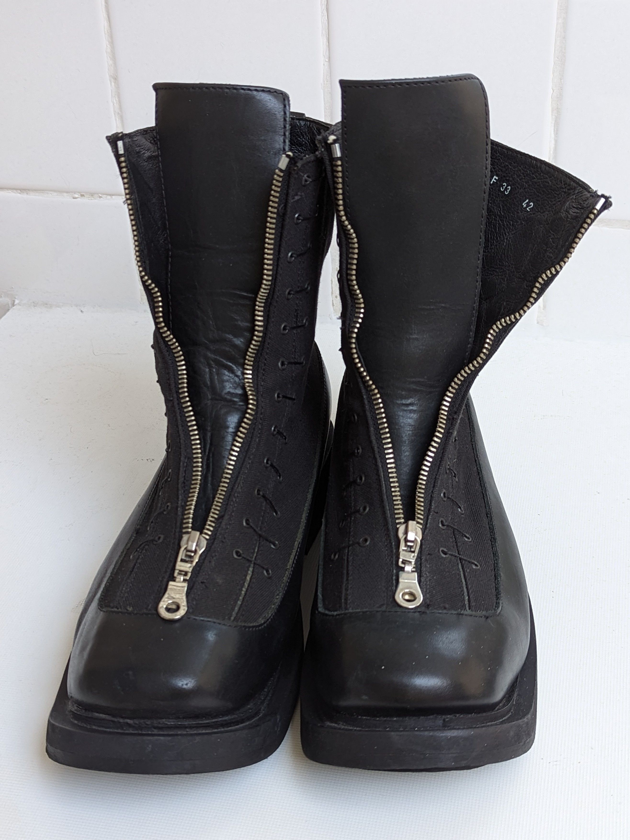 Dirk Bikkembergs 2000SS zipped boots | Grailed