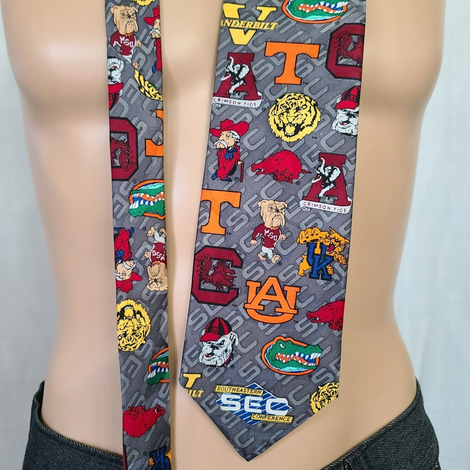 Vintage SEC Southeastern Conference University Logos MERGE LEFT MEN ...