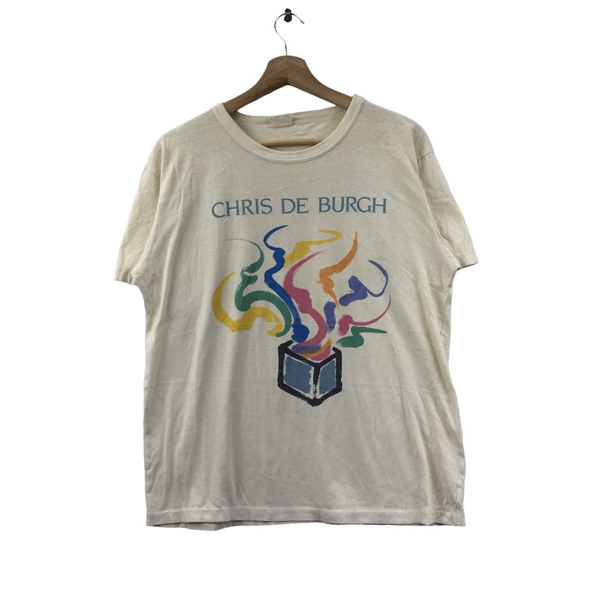 Band Tees × Vintage Vtg 1987 CHRIS DE BURGH Into The Light Album Tour ...