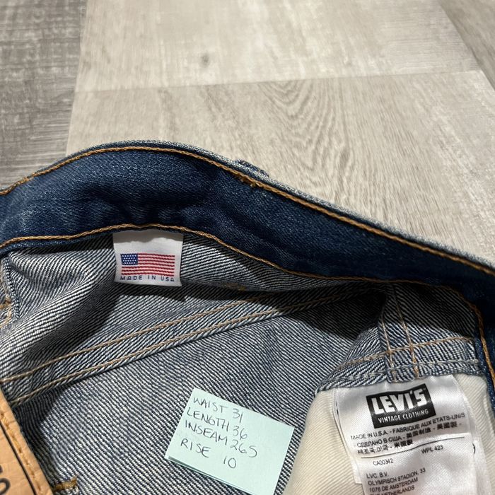 Vintage VTG Levis 606 Big E Orange Tab Dark Wash Denim USA Jeans | Grailed