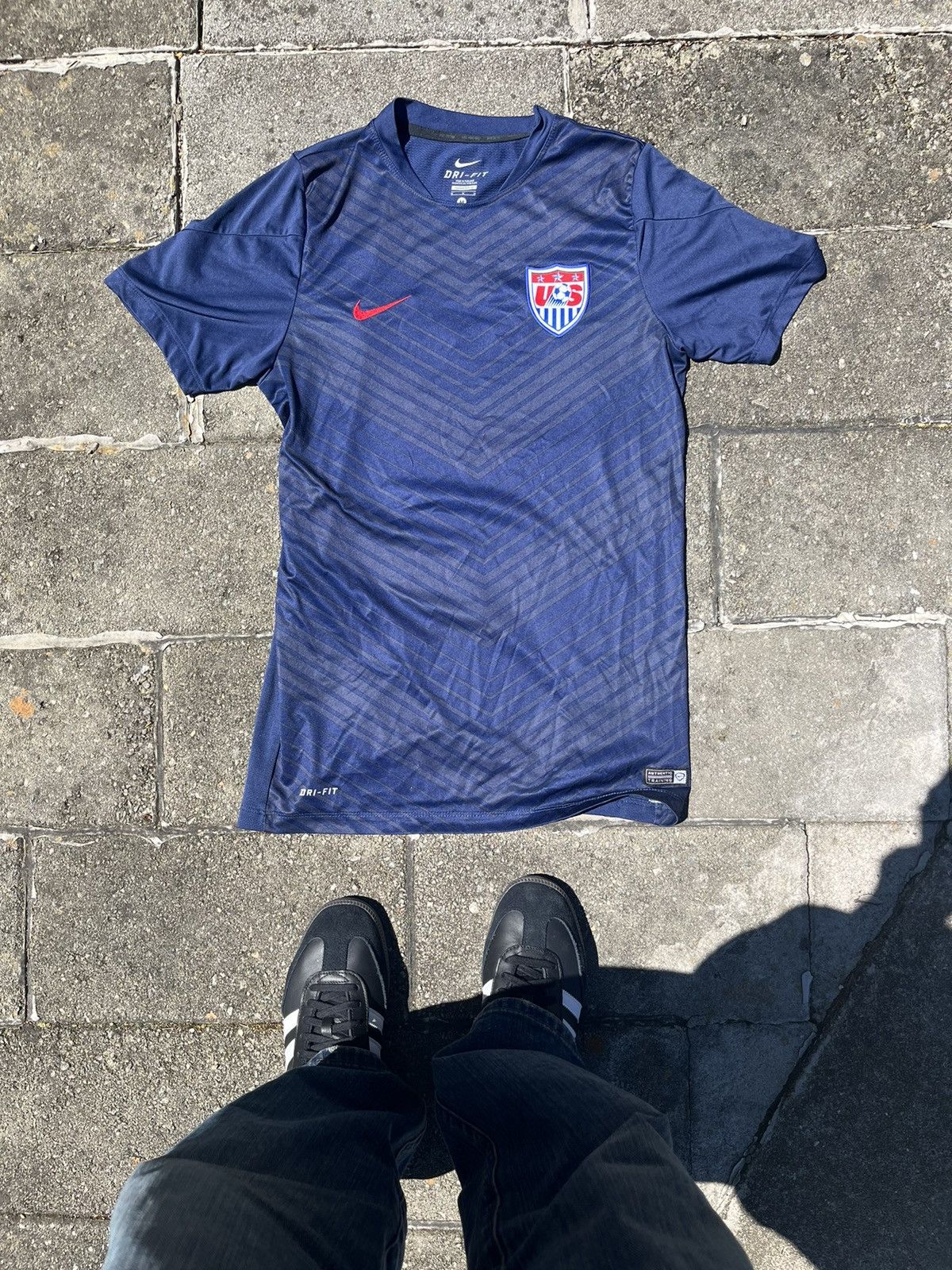 Streetwear × Vintage Vintage USMNT Soccer Training Jersey | Grailed