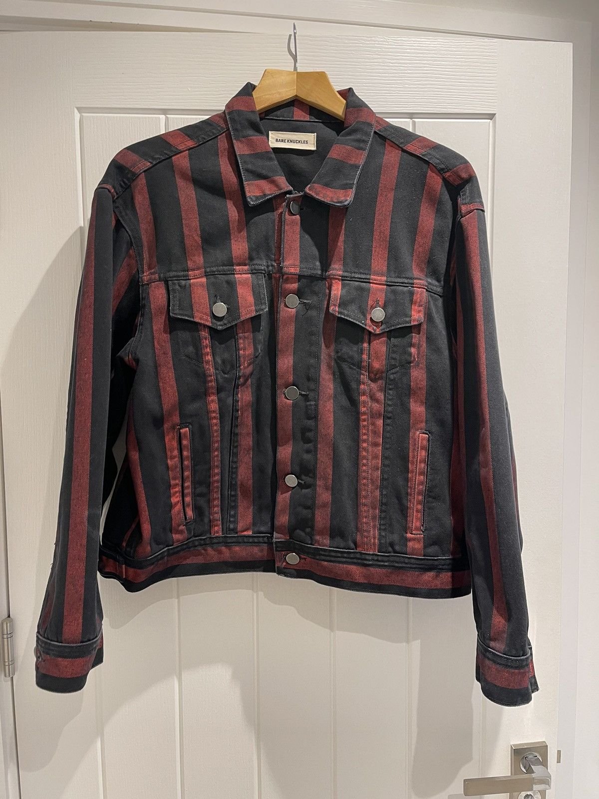Bare Knuckles Bare Knuckles Denim Jacket Red (2nd Version) | Grailed