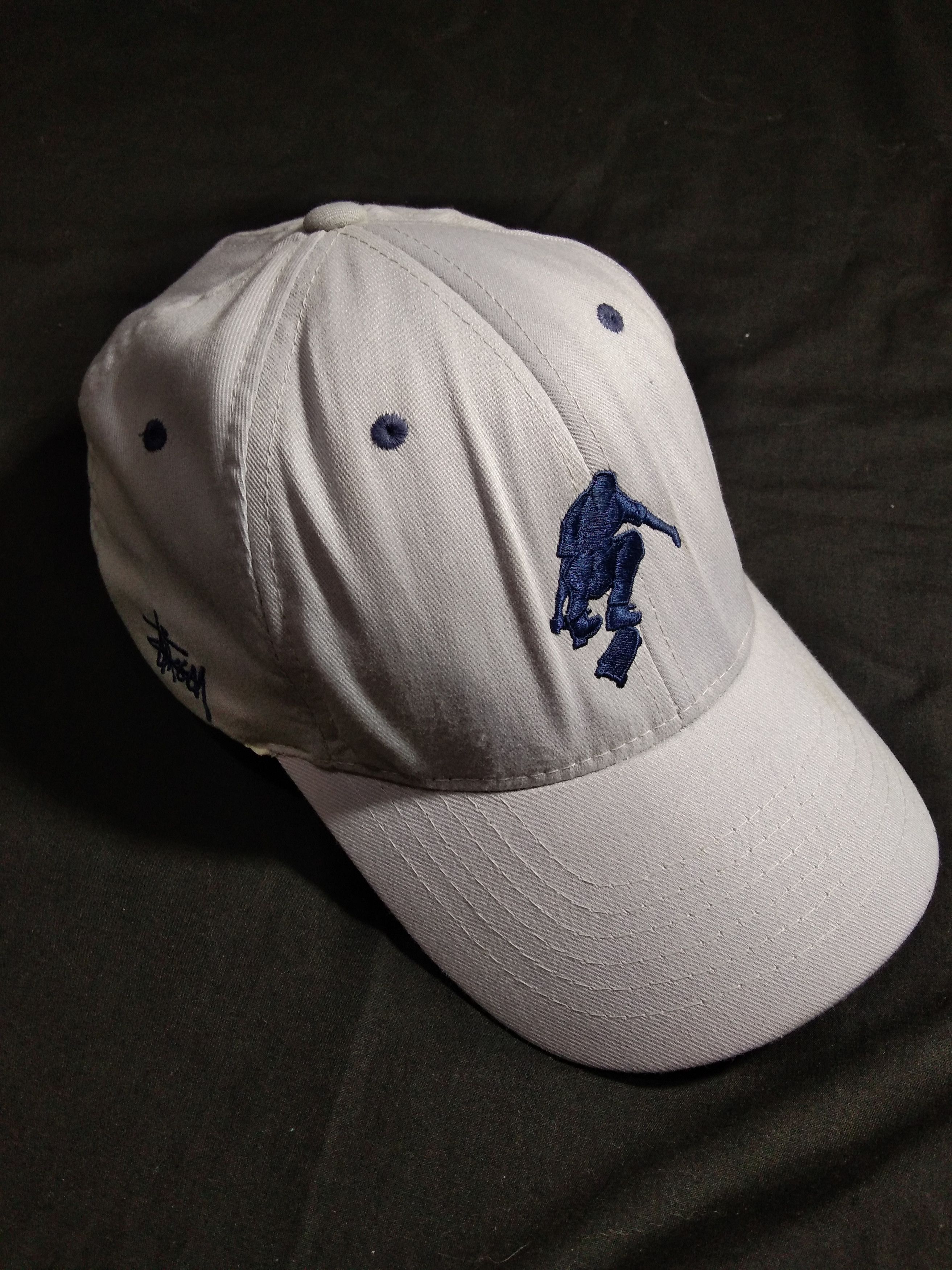 Vintage Letgo Asap ️Vintage Stussy Skateboard Cap Blue Tagging | Grailed