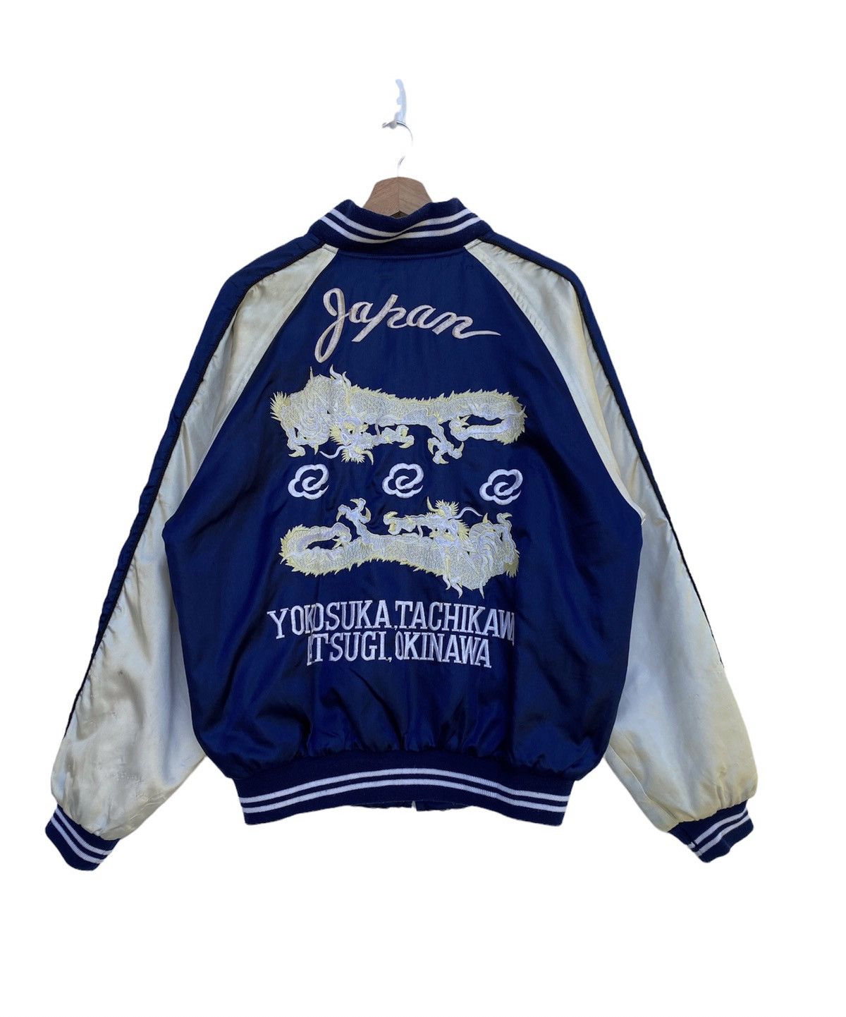 Japanese Brand SUKAJAN SOUVENIR JACKET YOKOSUKA TACHIKAWA ATSUGI ...