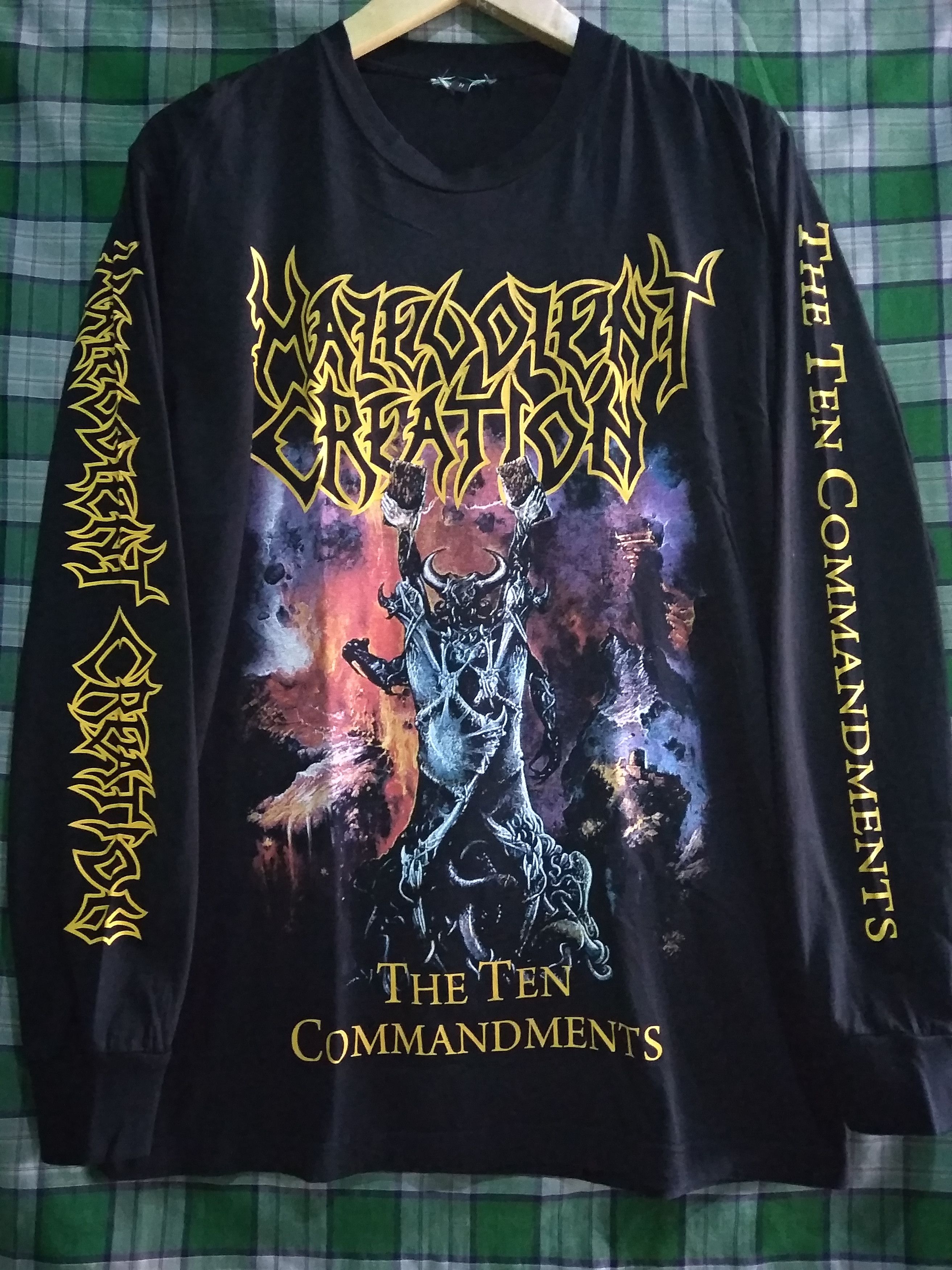 Band Tees × Rock T Shirt × Tour Tee Rare Malevolent Creation The Ten ...