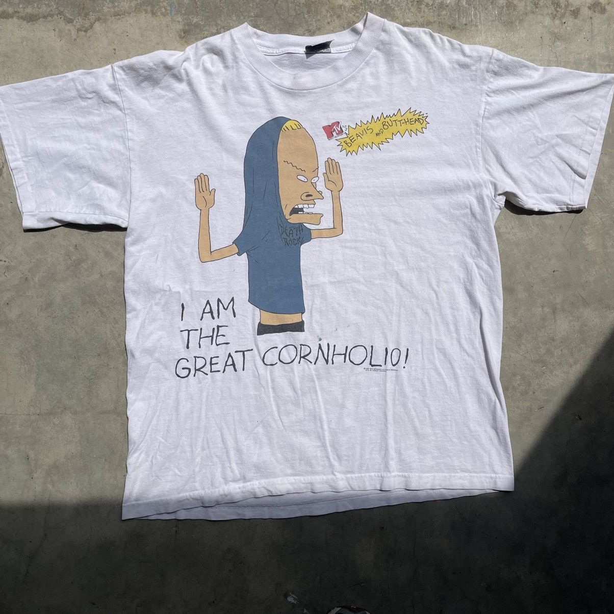 Vintage 1995 Beavis and Butthead “I am the Great cornholio” | Grailed