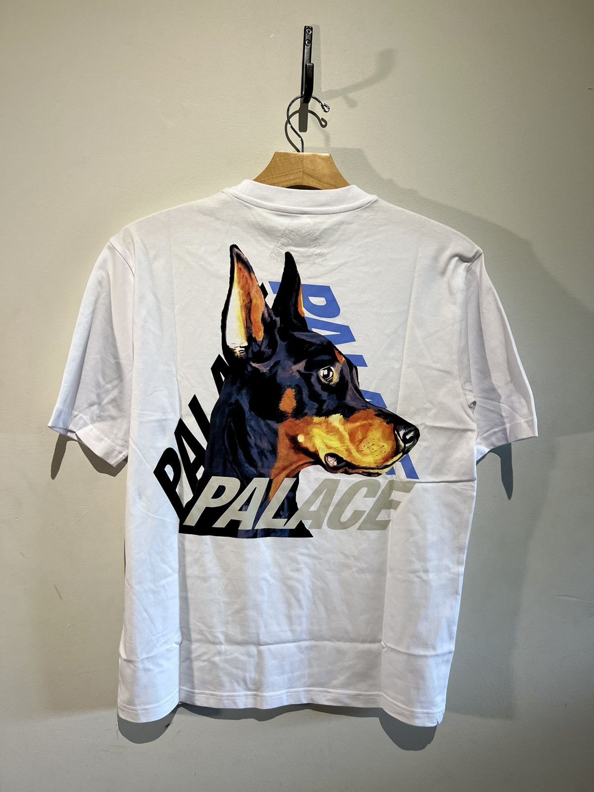Palace Palace Skateboards P-3 K-9 Doberman Tee White | Grailed