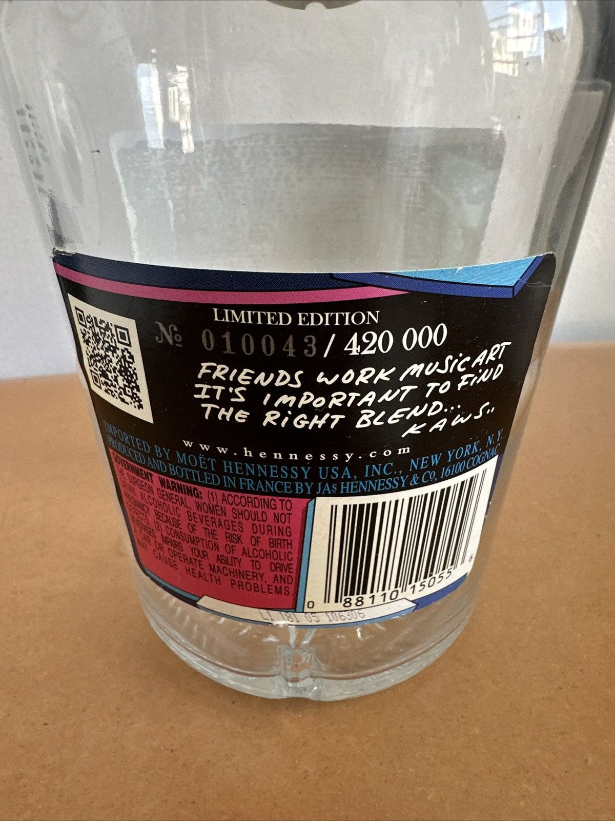 Hennessy × Kaws KAWS x Hennessy Limited Edition Bottle | Grailed
