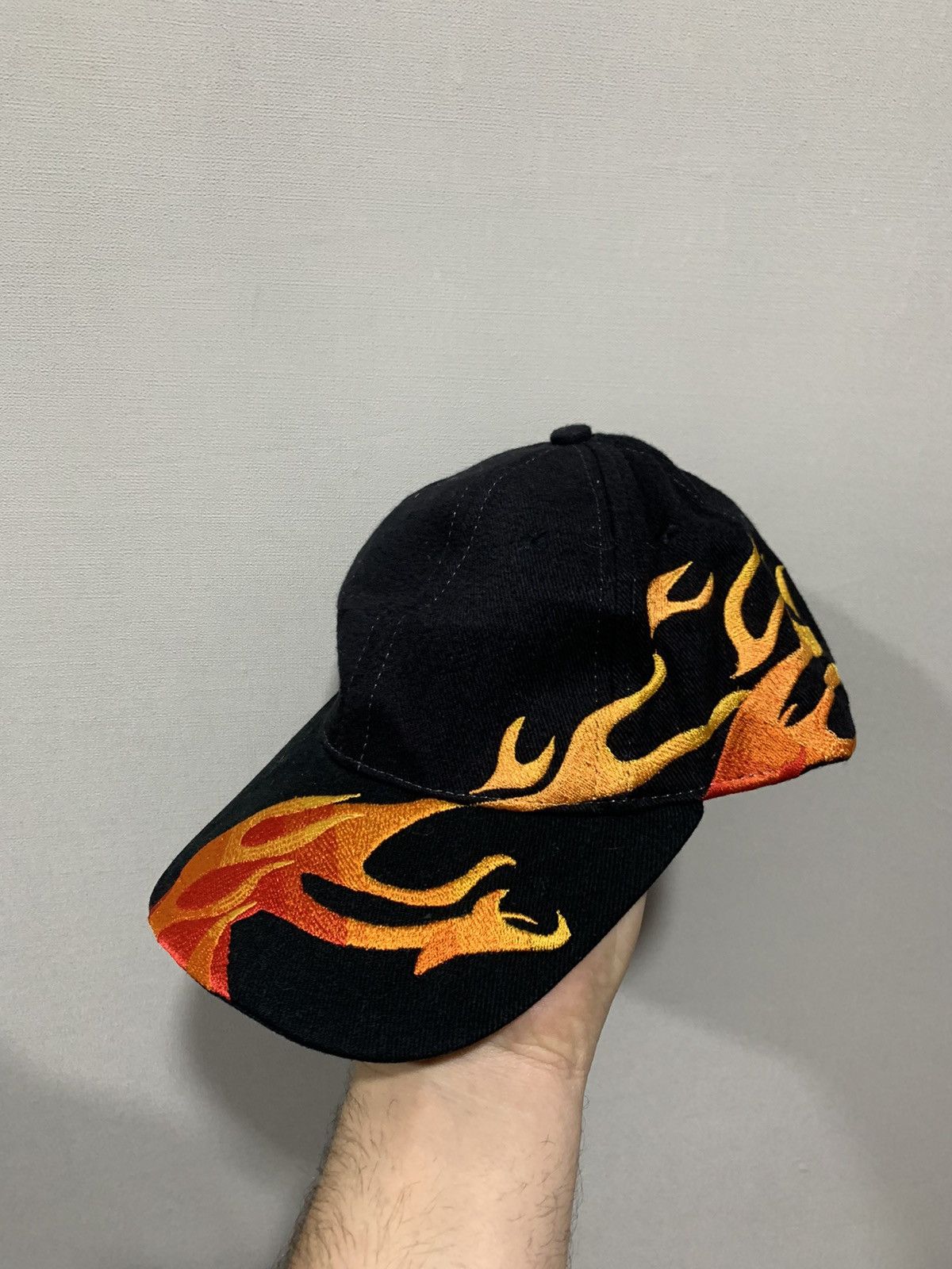 Japanese Brand × Streetwear × Vintage Vintage Flame Cap Snapback ...