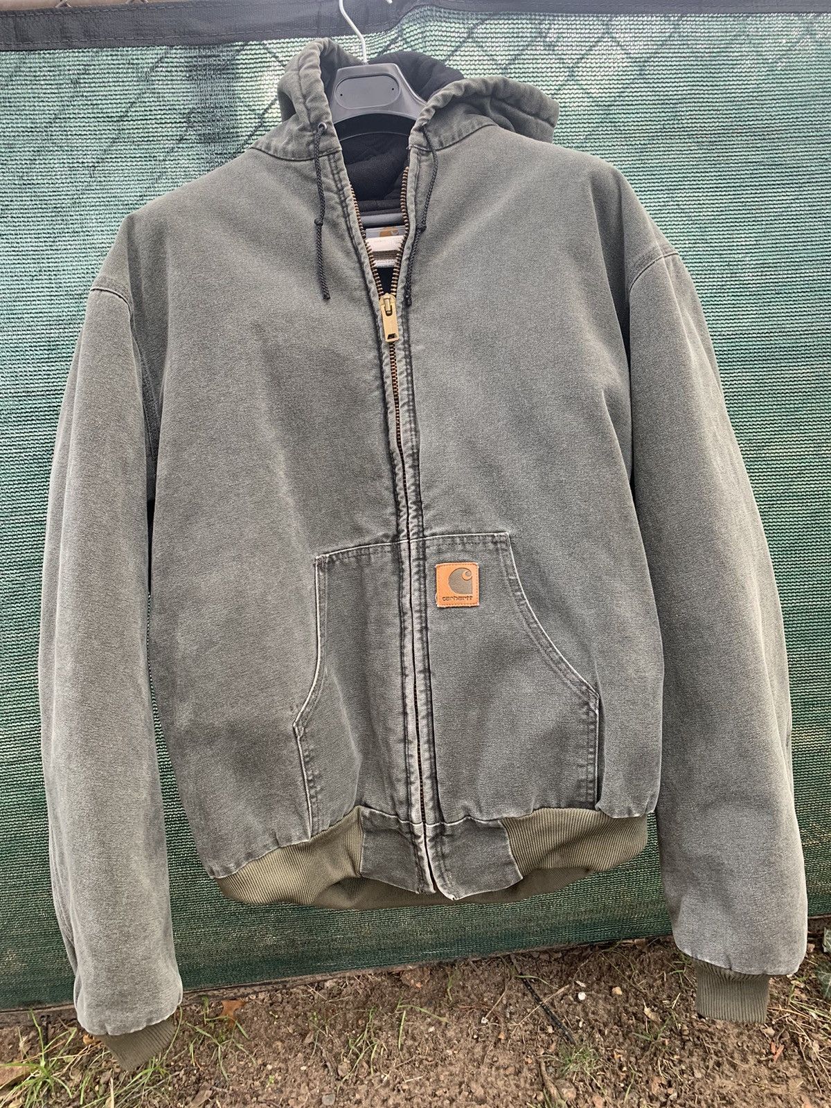 Vintage CARHARTT MADE IN USA MOSS JACKET🇺🇸 | Grailed