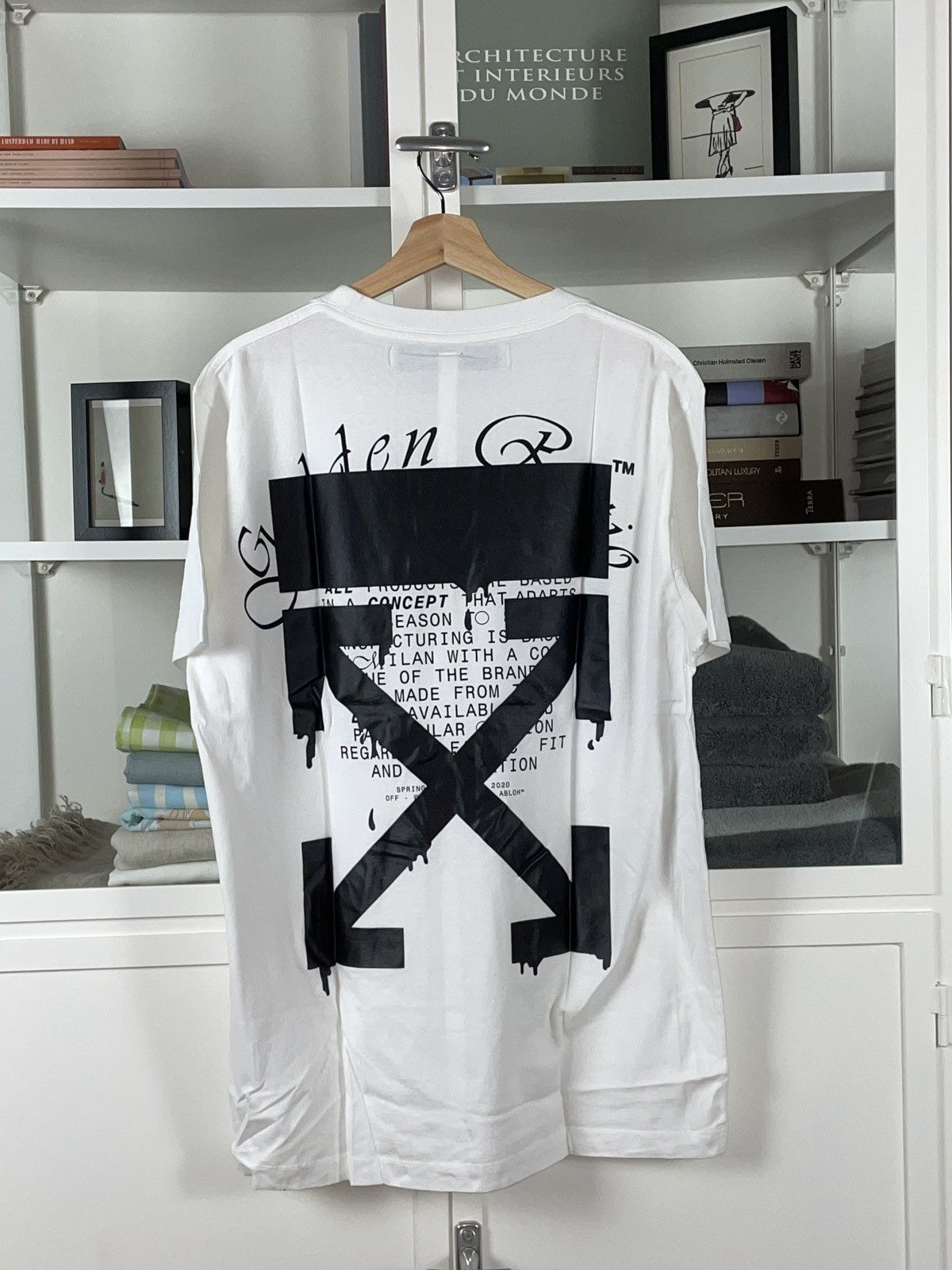 Off-White Dripping Arrows Shirt White | Grailed