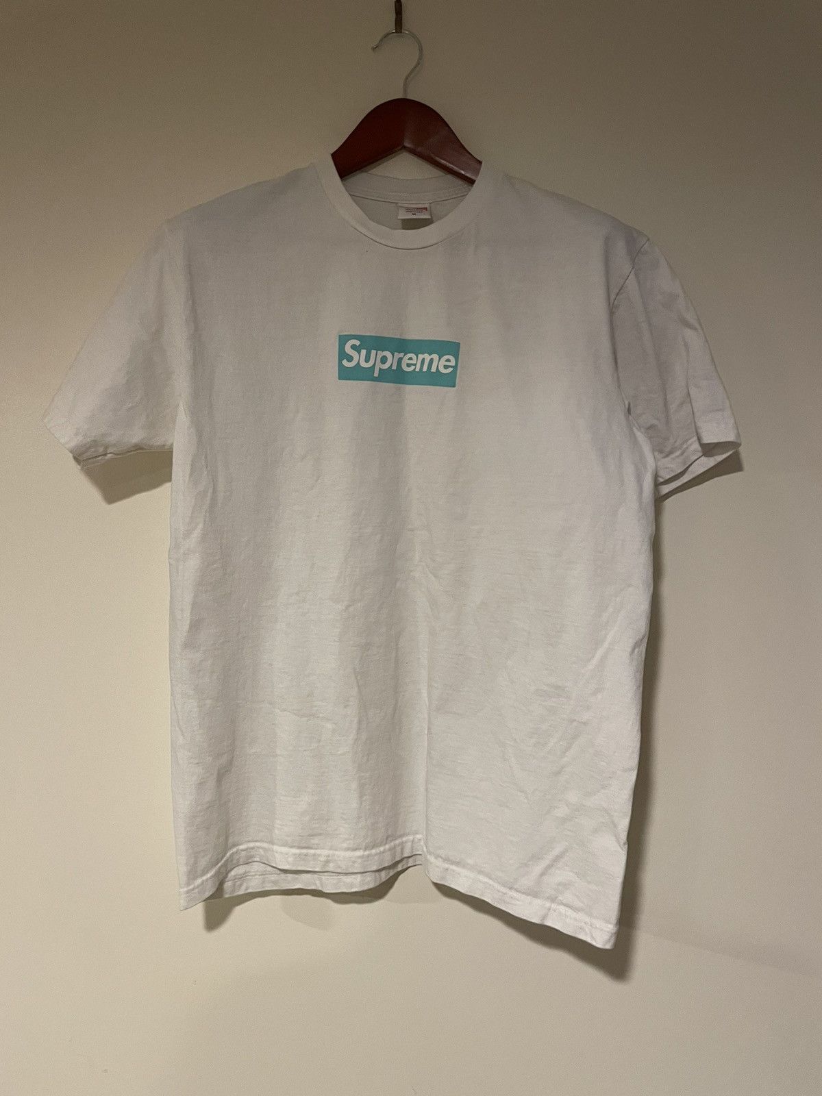 Supreme × Tiffany & Co. Supreme x Tiffany & Co. Box Logo Tee | Grailed