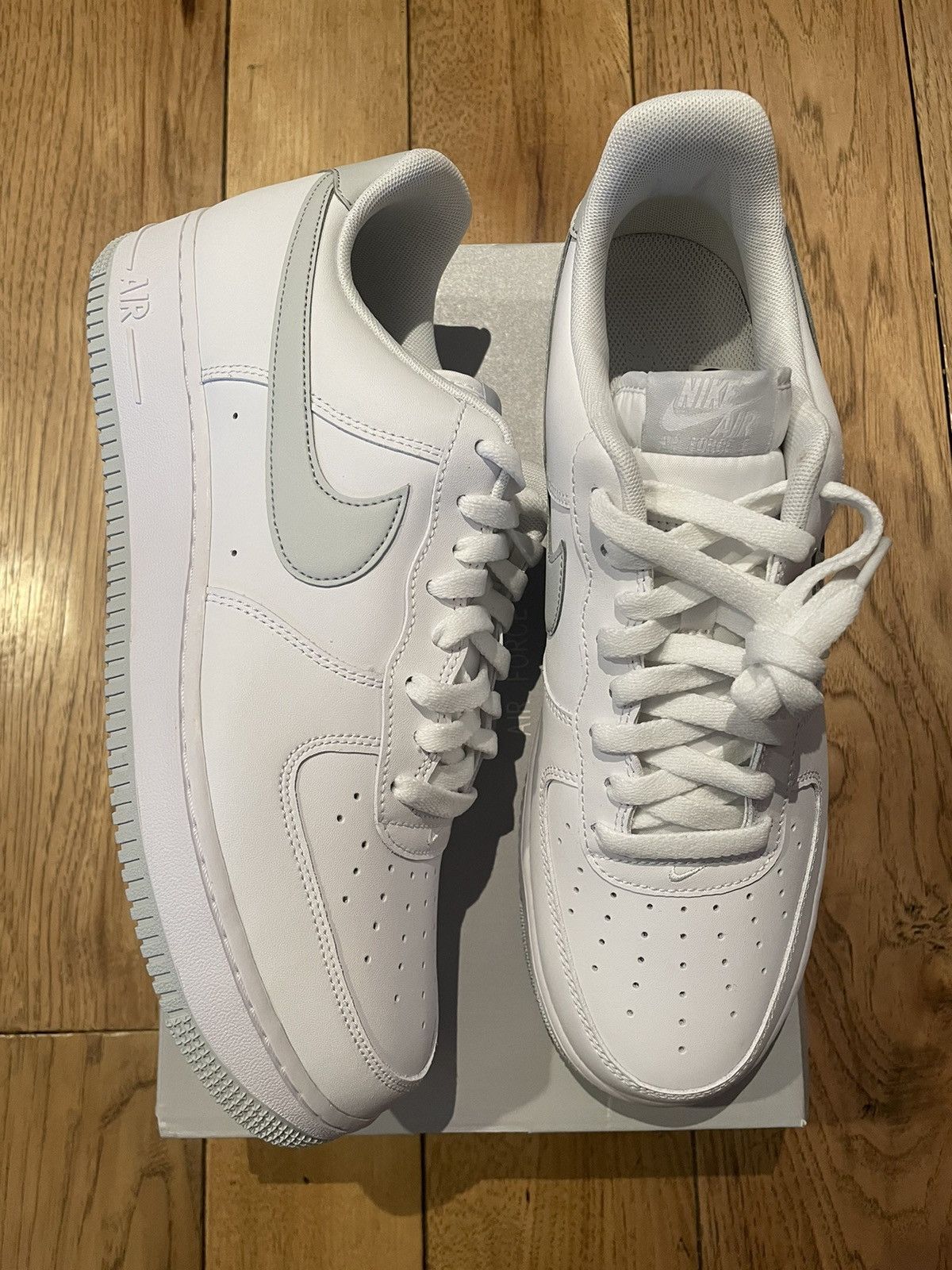 Nike Nike Air Force 1 ‘07 White Pure Platinum | Grailed