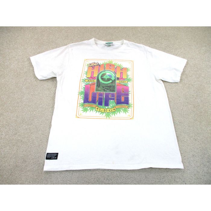 Vintage LRG Lifted Research Group Shirt Adult Large White High Life Streetwear Mens * | Grailed