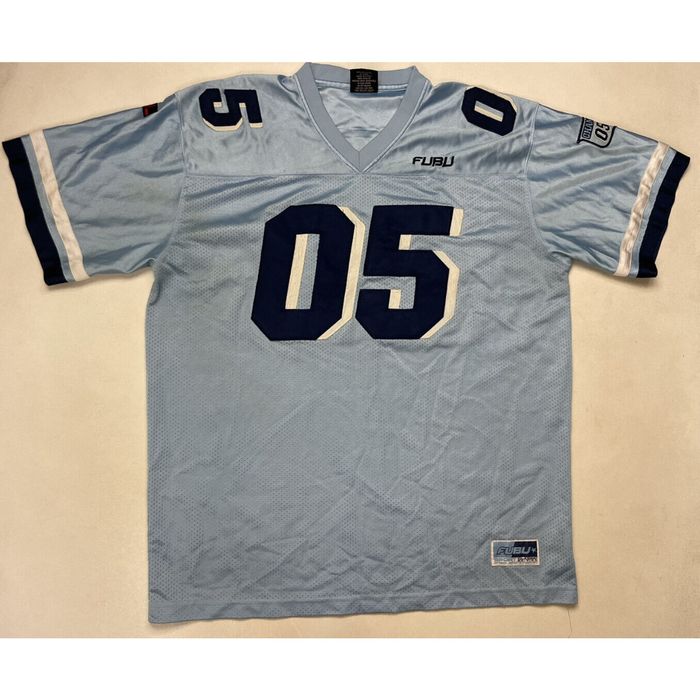 Fubu VINTAGE Fubu Sport Classic Series 05 Football Jersey Shirt Men Adult XXL Blue | Grailed